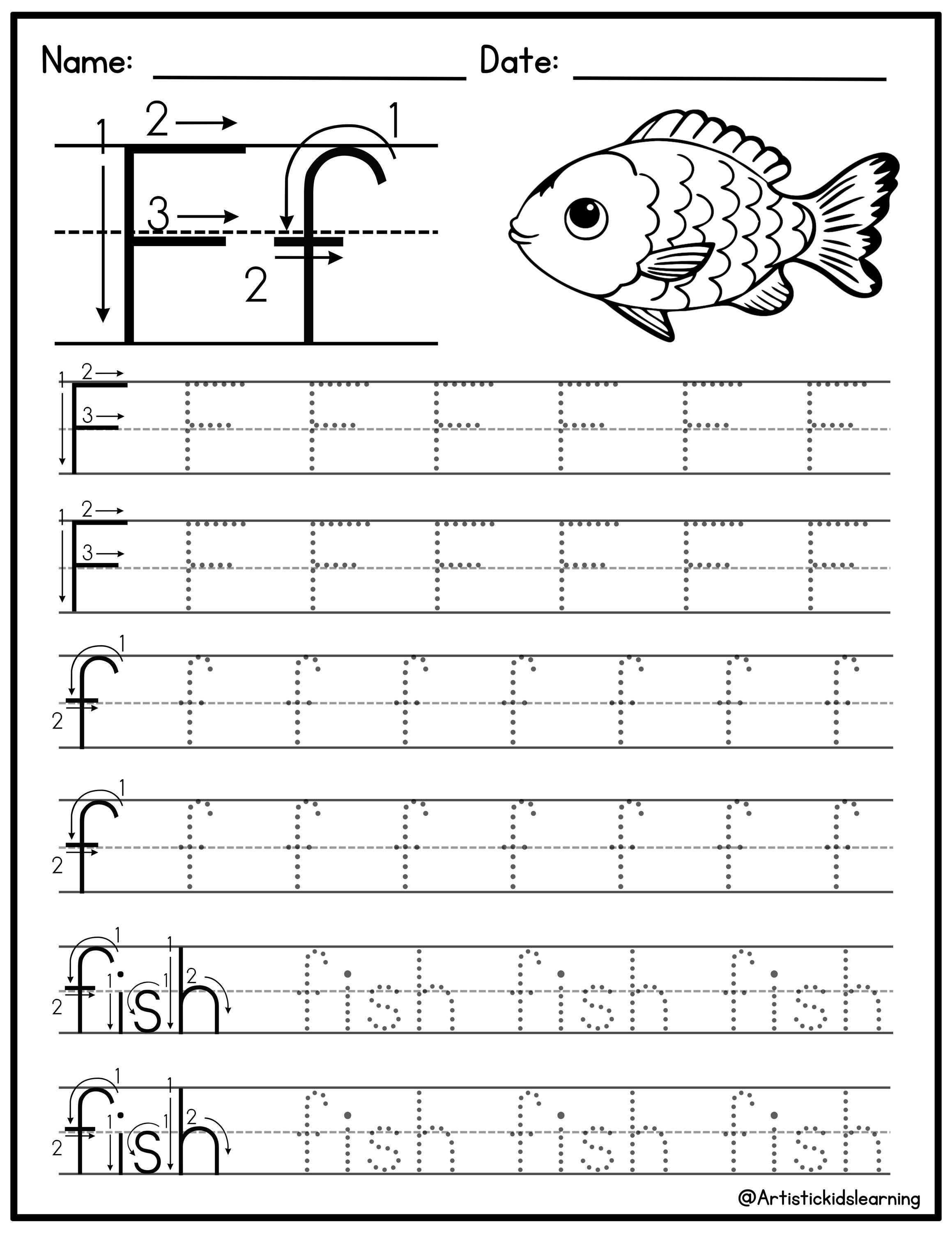 26 Printable Trace the Alphabet I Know My Letters Worksheets. Preschool ...