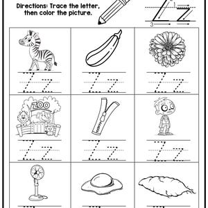 26 Printable Alphabet Letter Sounds Worksheets. Kindergarten ...