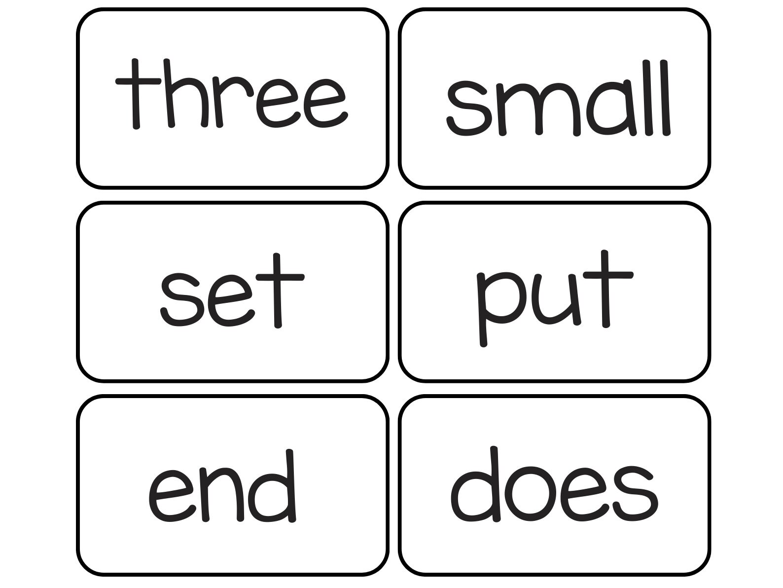100 Printable Second Hundred Sight Word Flashcards. 1st 2-3 Grade Sight ...