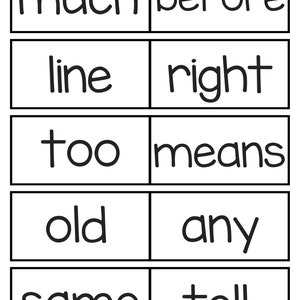 100 Printable Fry's Second Hundred Sight Word Flashcards. 1st 2-3 Grade ...