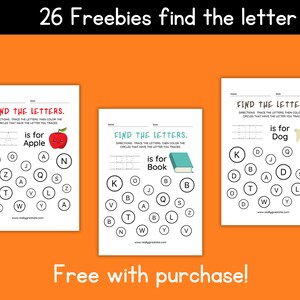 Alphabet Letter Worksheets Letter Recognition, Sounds & Tracing ...