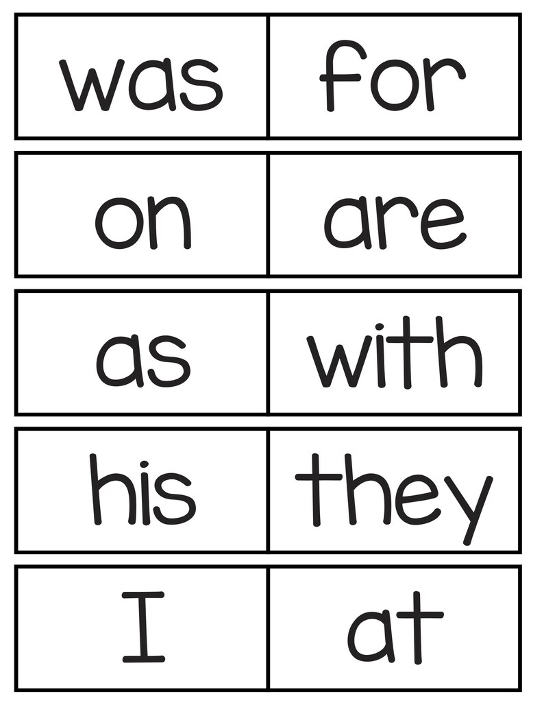 100 Prek-1st Grade Sight Words Cards | Kindergarten-1st Grade Sight ...