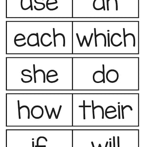 100 Prek-1st Grade Sight Words Cards | Kindergarten-1st Grade Sight ...