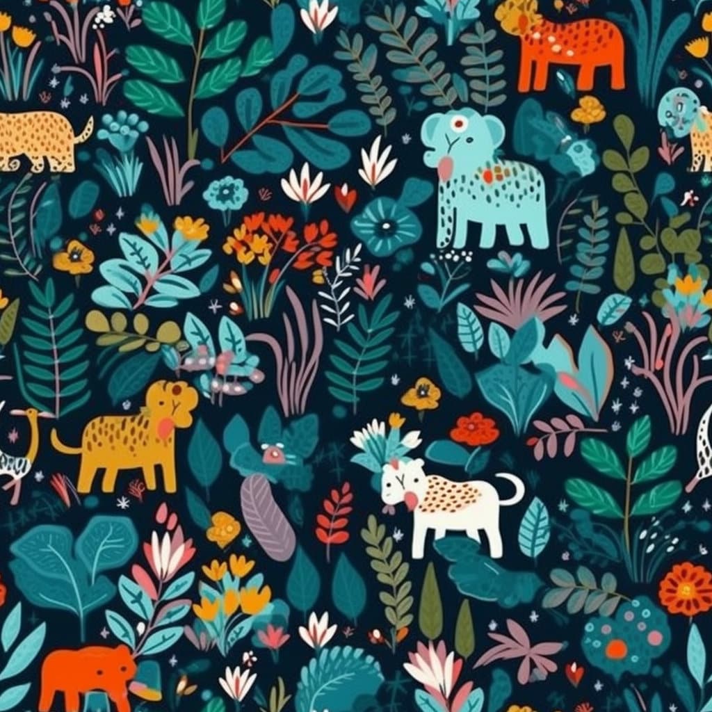 Jungle Pattern - Etsy