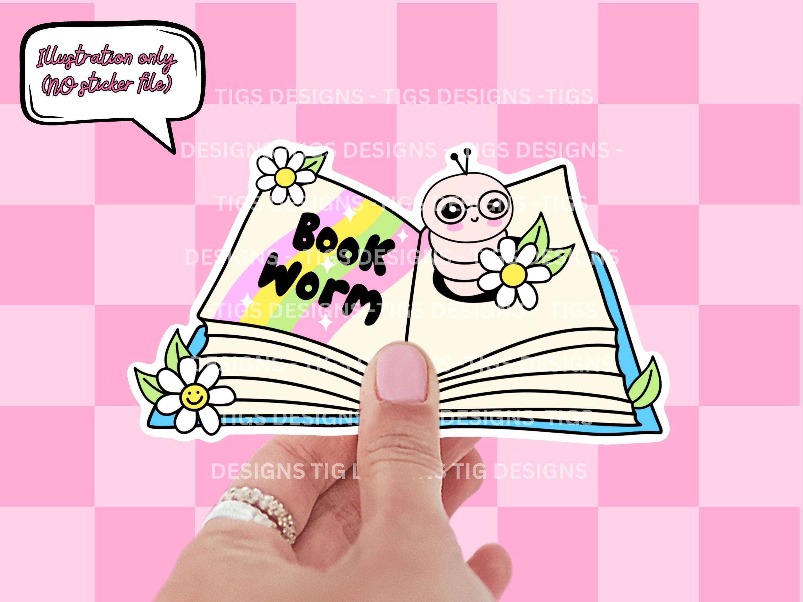 Bookworm Png Bookish Png Book Lovers Png Bookworm Design - Etsy
