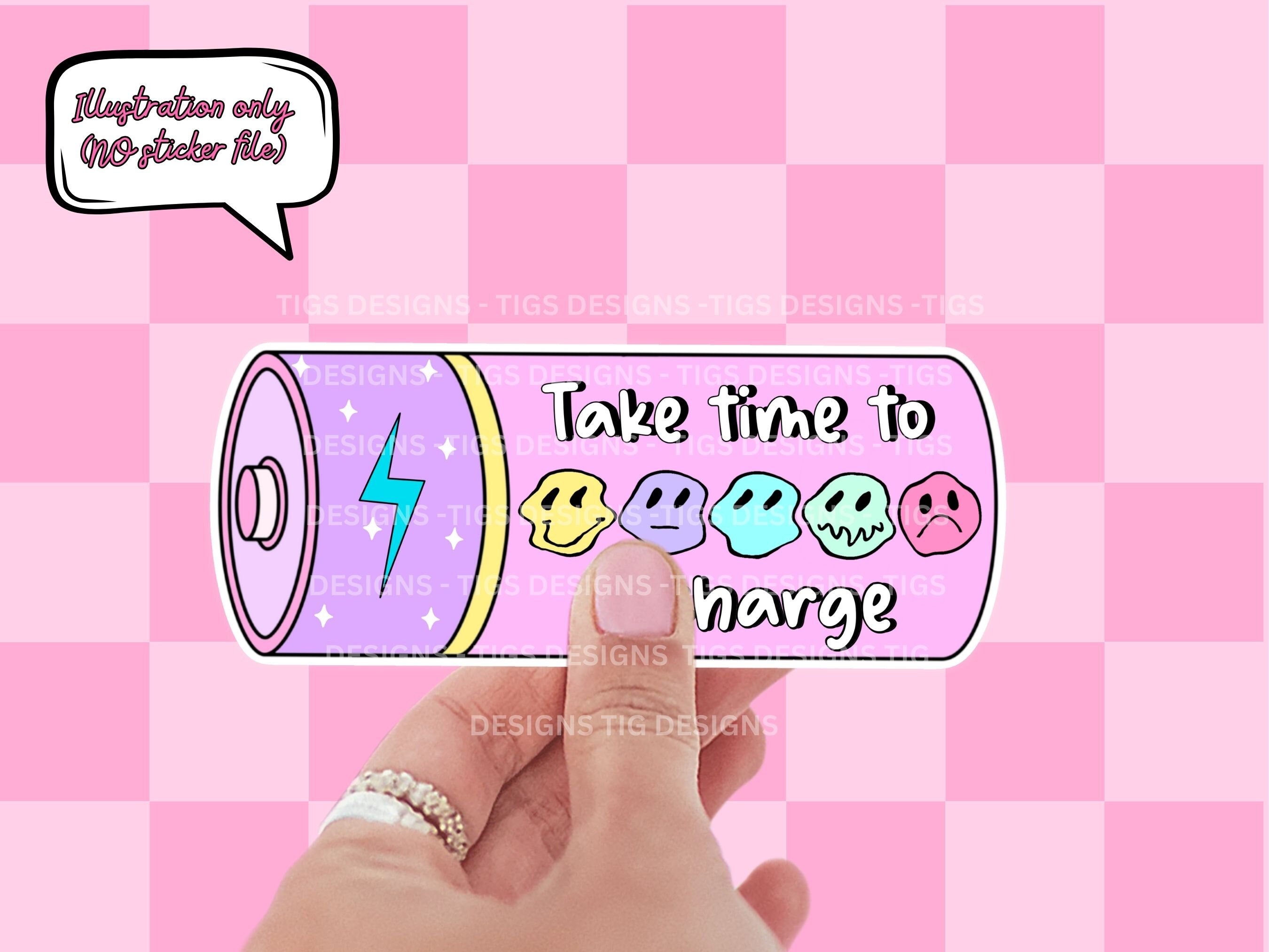 Take Time to Recharge SVG, Mental Health Svg, Colourful Svg, Mental ...