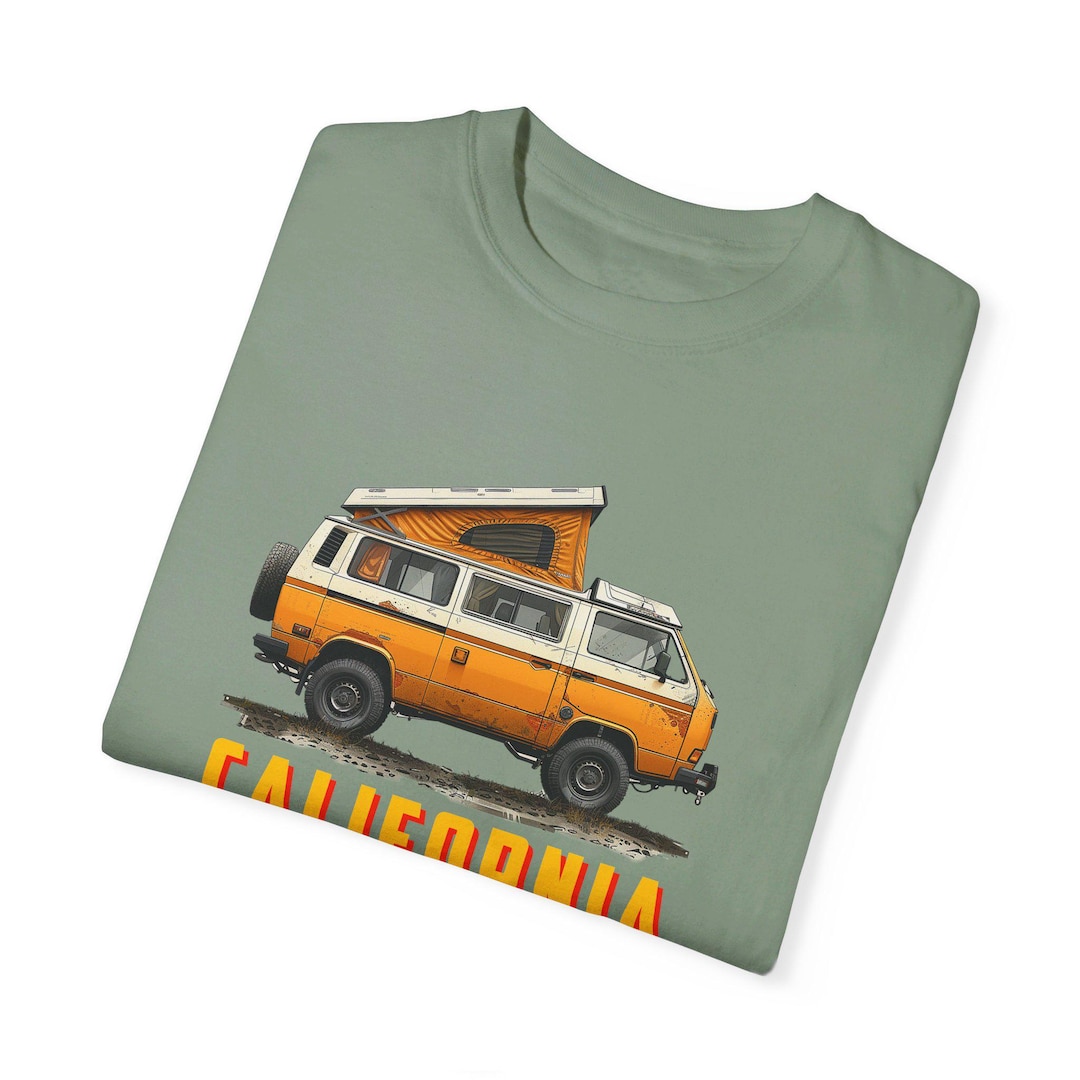 Volkswagen T3 California 4x4 Camper T-shirt - Unisex Garment-dyed ...