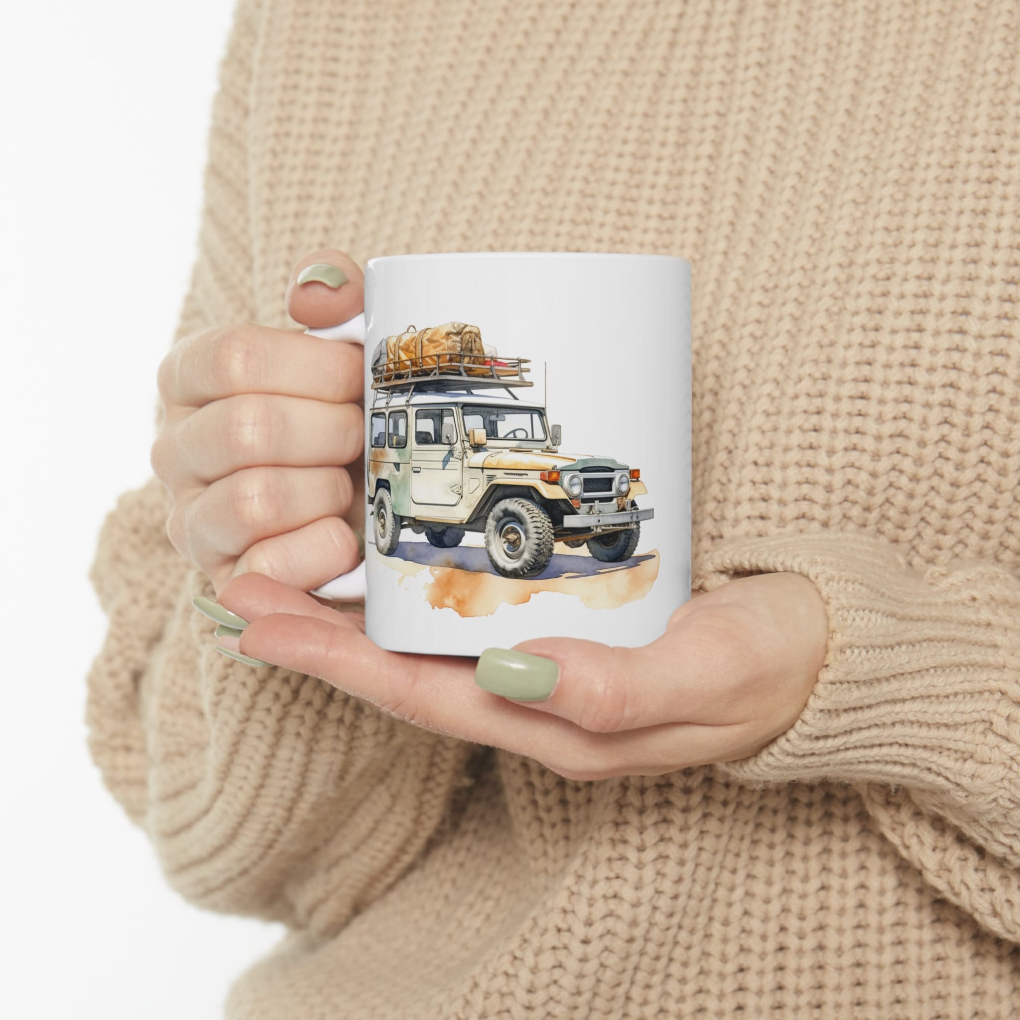Toyota Landcruiser Watercolor Painting Mug 11oz - Etsy