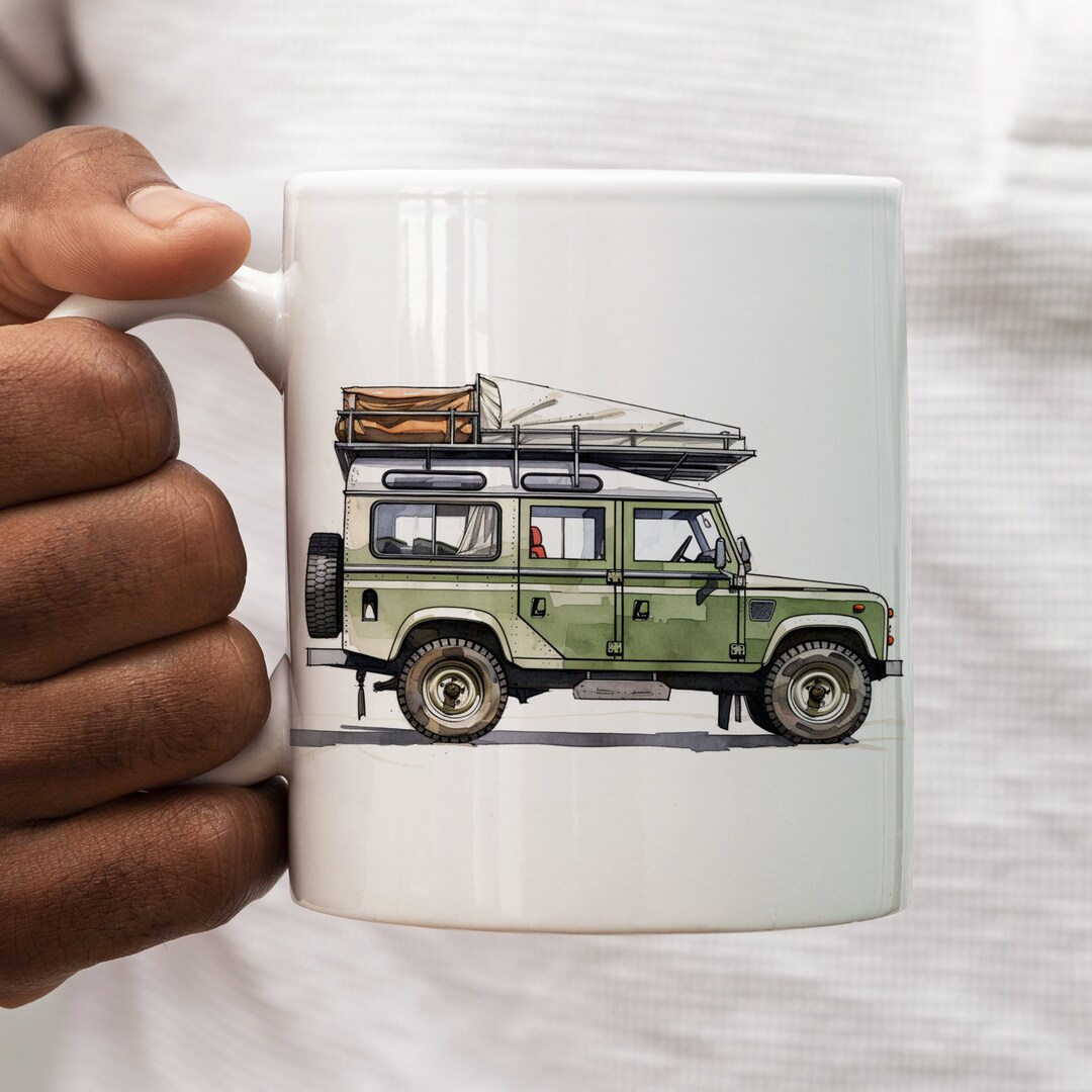 Land Rover Defender Drawing Mug 11oz - Etsy