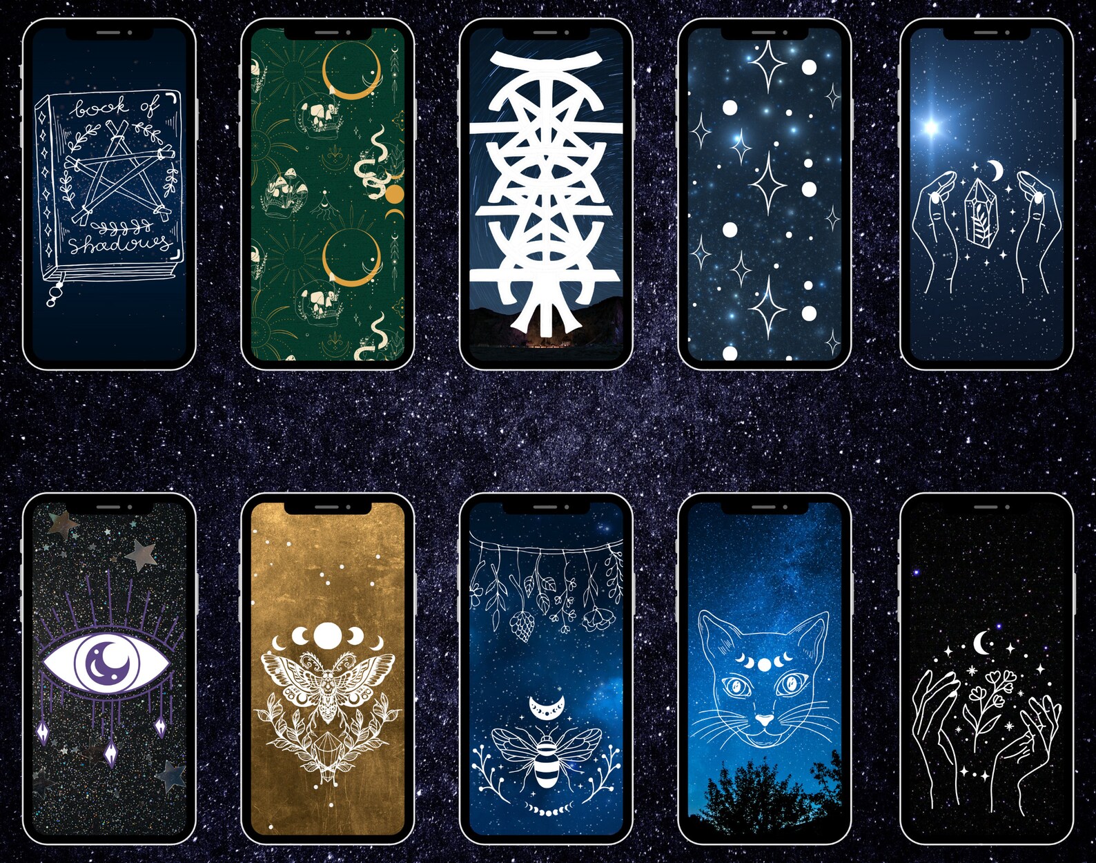 Buy Nature Witch Mystical Iphone Wallpapers Instagram Story Witch ...