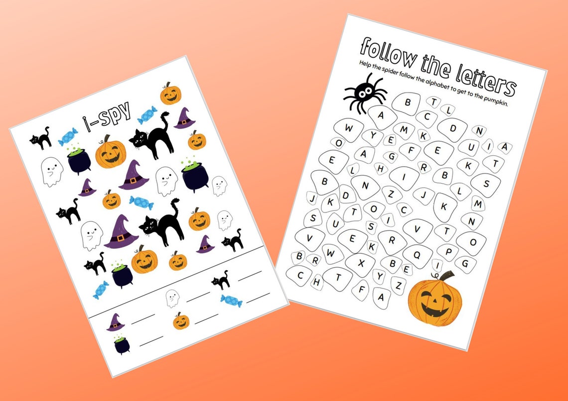 Halloween Activity Pack, Halloween Games, Halloween Printable ...