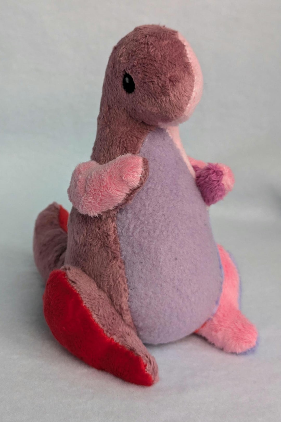 Handmade Scrappy Fabric Dinosaur Collectible, Pocket Dino - Etsy