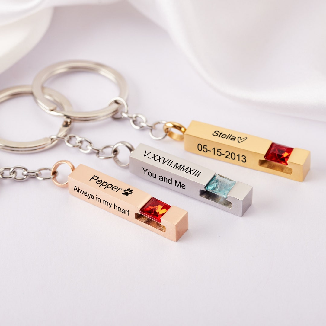 Cremation Keychain Personalized custom Urn Keychaincremation - Etsy
