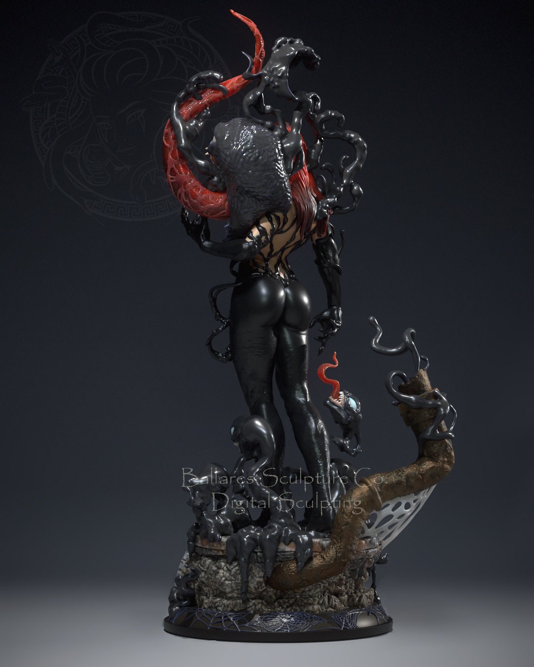 Mary Jane With Venom Symbiote STL File standard and NSFW Versions ...