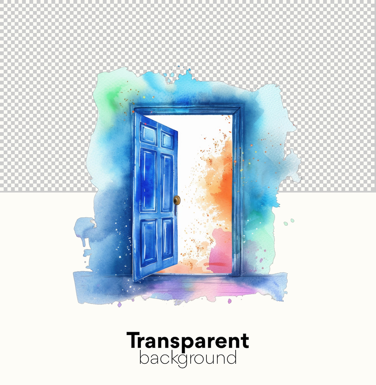 Open Door Clipart | 21 High-quality Pngs - Watercolor, Digital Planners ...