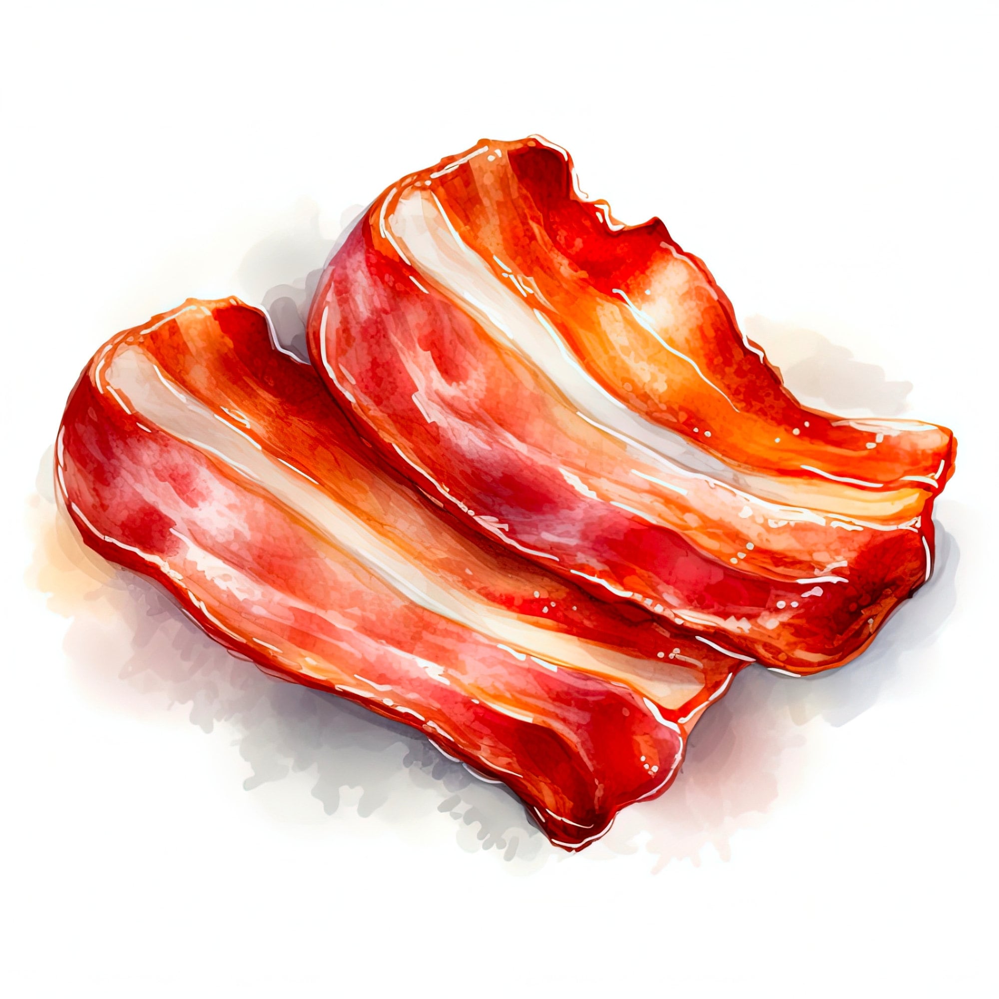 Bacon Clipart Breakfast JPG: Instant Digital Download Food Clipart ...
