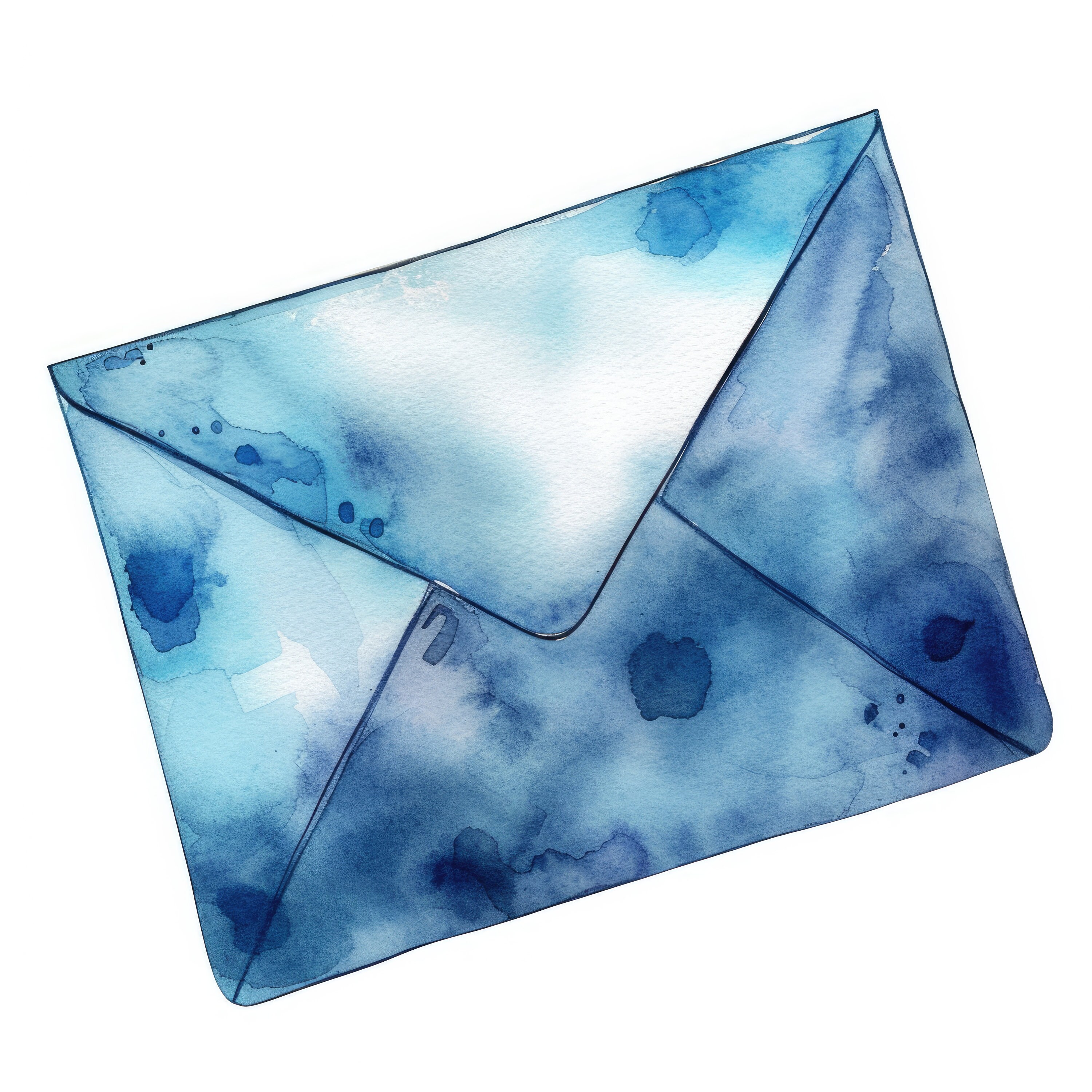 Envelope Clip Art Watercolor Instant Digital Download, Letter Mail ...