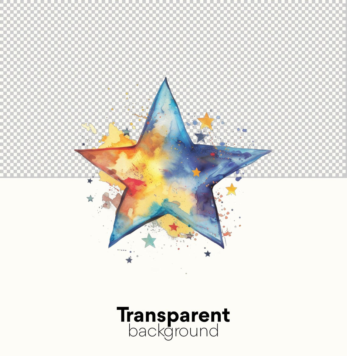 Star Clipart Overlays, Gold Foil Starry Night Sky & Galaxy Clip Art ...