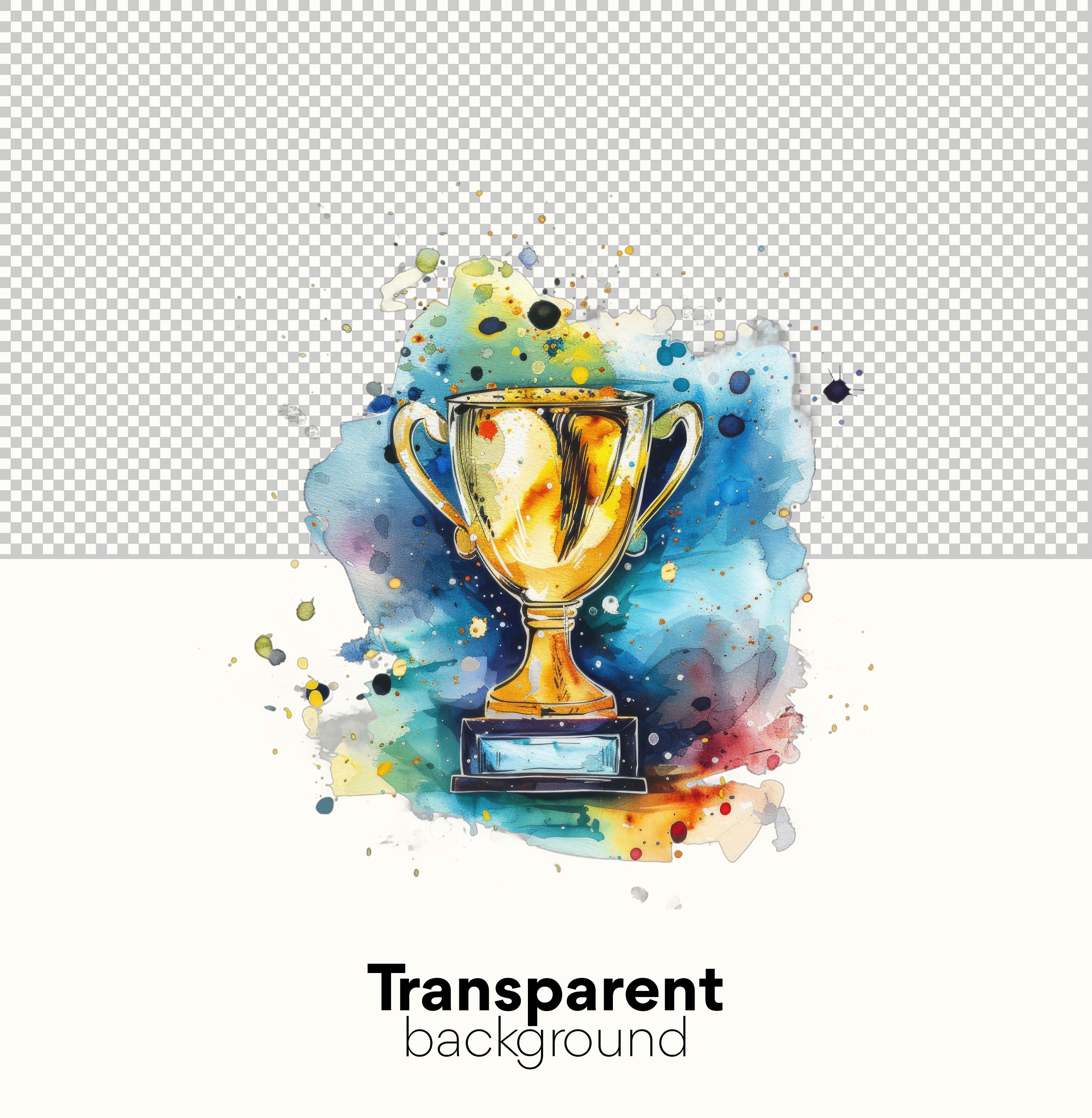 Trophy Clipart: Award and School Clipart, Commercial Use Digital Clip ...