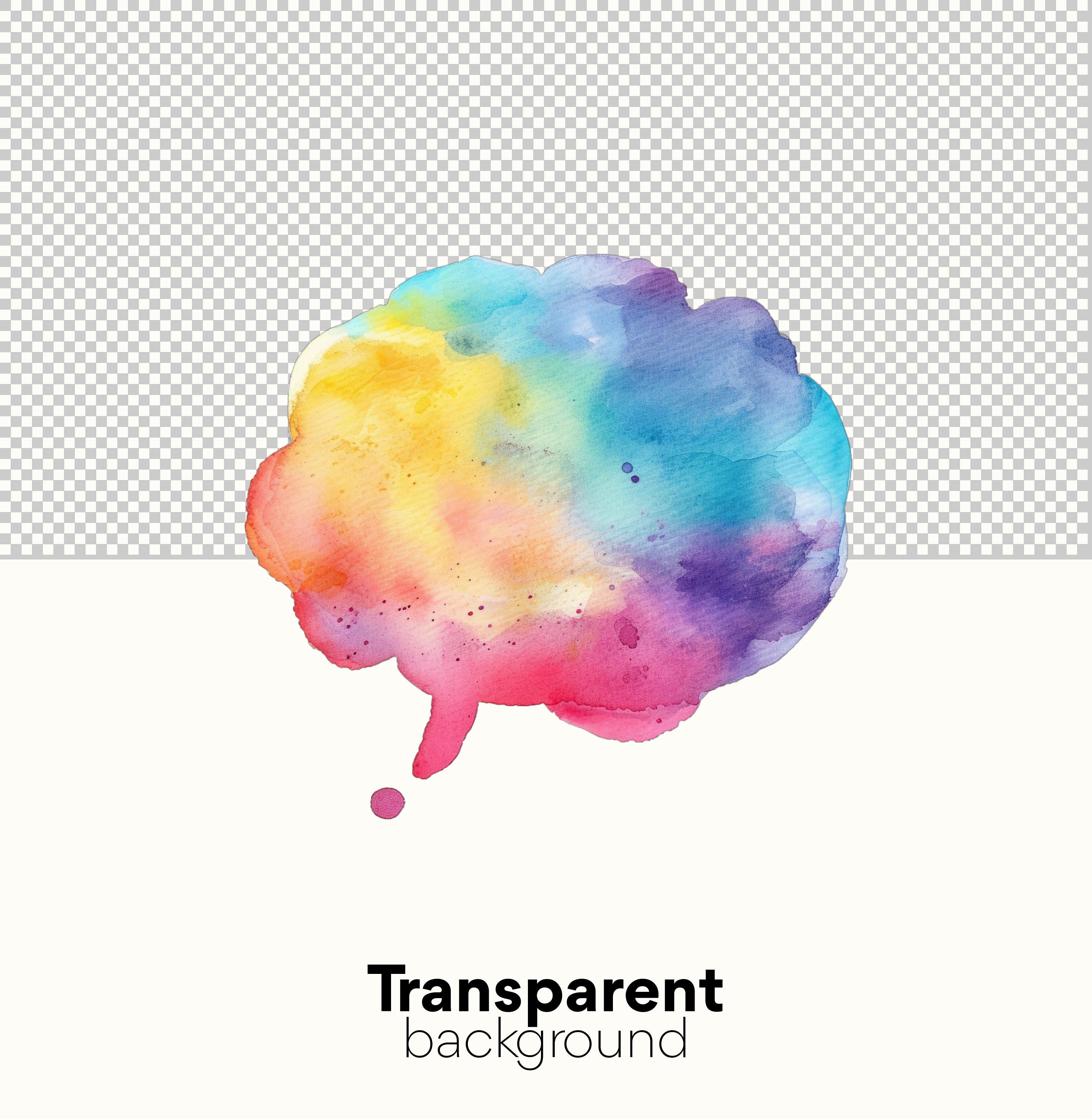 Speech Bubble Clipart, Thought Bubbles, Commercial Use PNG Digital Hand ...