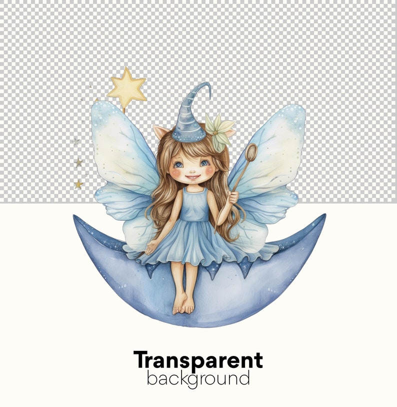Tooth Fairy Clip Art: Watercolor Teeth & Fairy Clipart for Planner ...