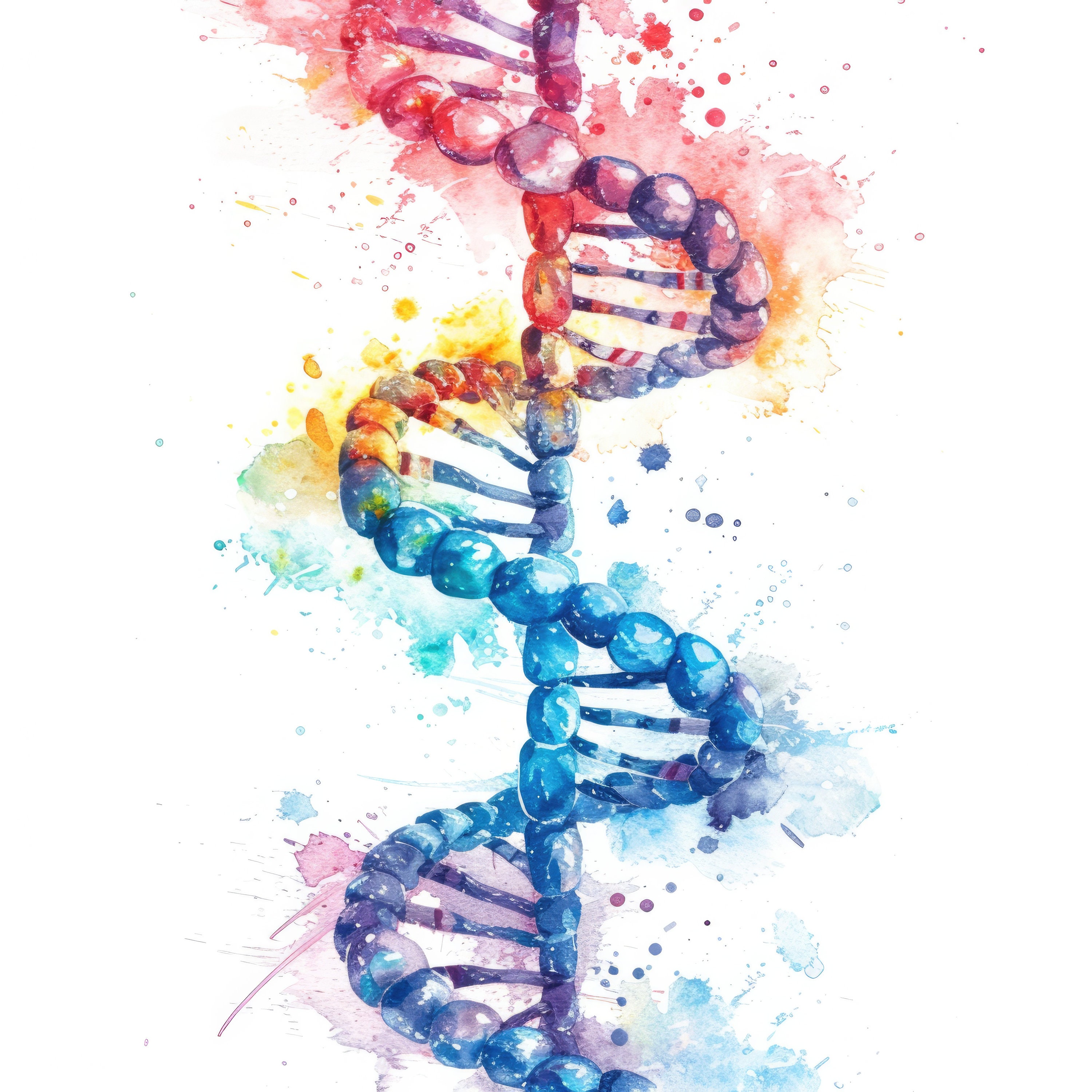 DNA Clipart Bundle: Genetics & Chromosomes Art, Christian Tree ...