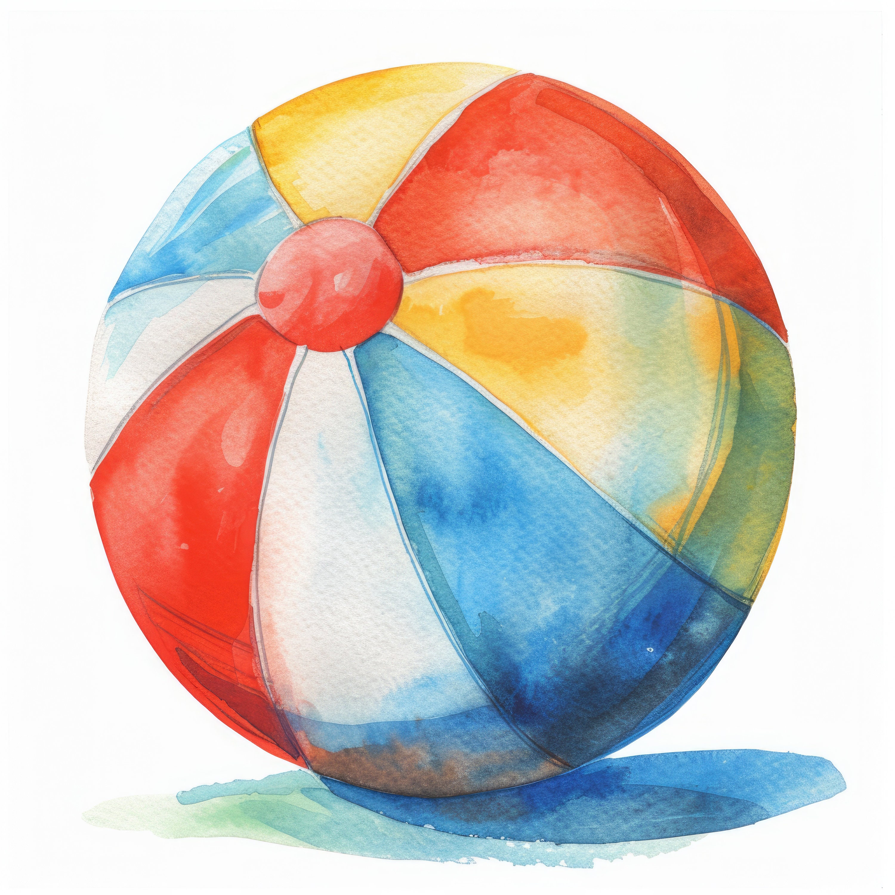 Beach Ball Clipart: Summer Clip Art, Vacation, Pool, Inner Tube JPG ...