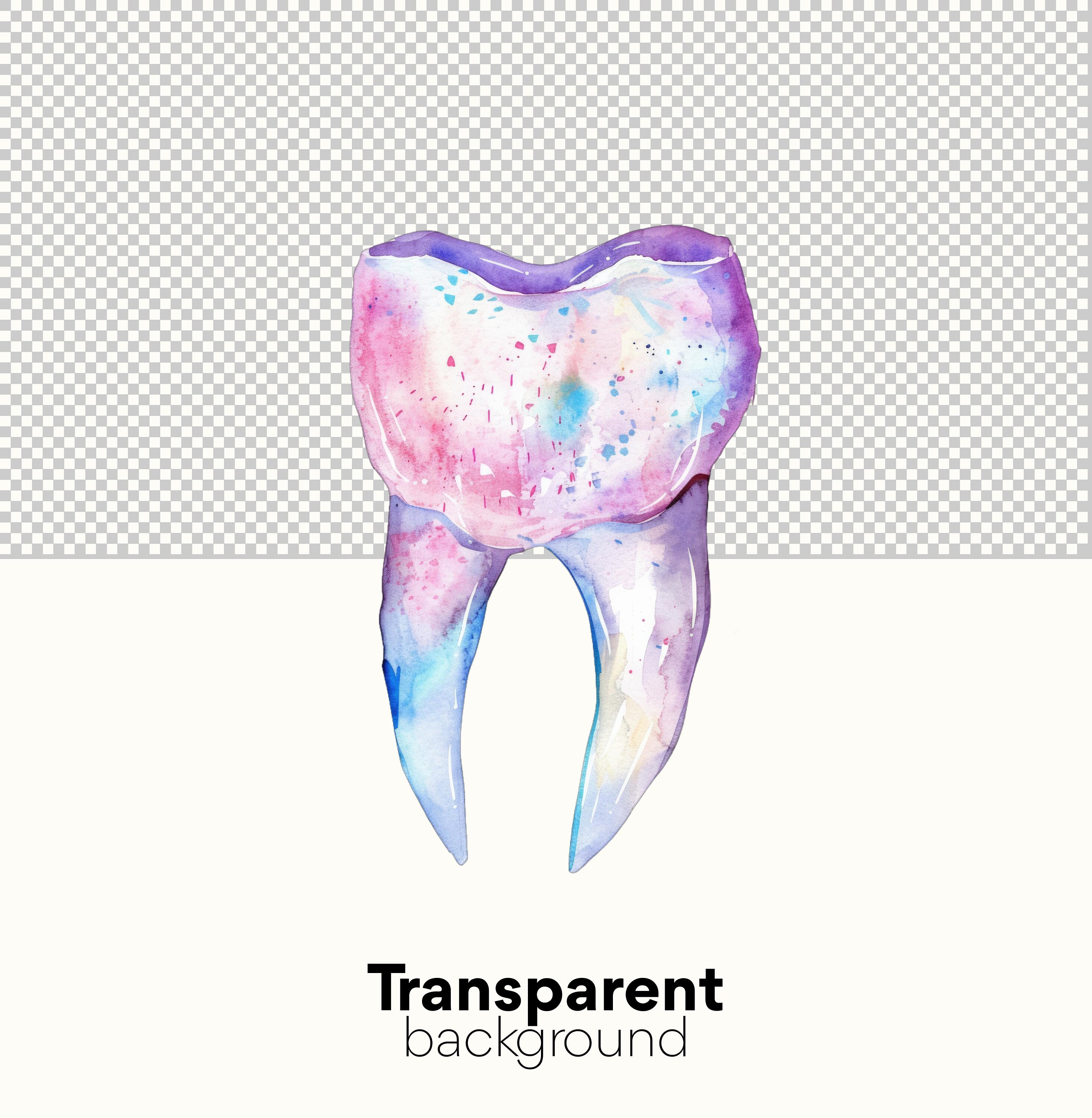 Tooth Clipart Bundle: Dentist, Tooth Fairy, Dental Care Watercolors ...