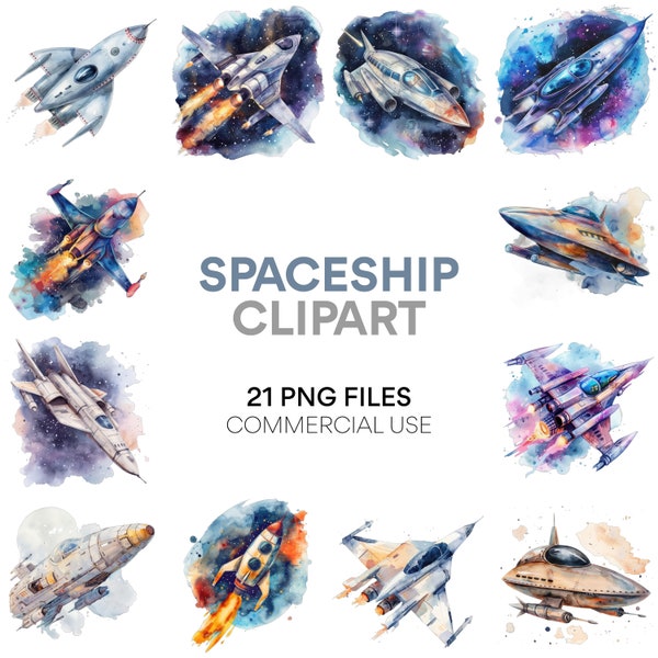 Outer Space Clipart - Etsy