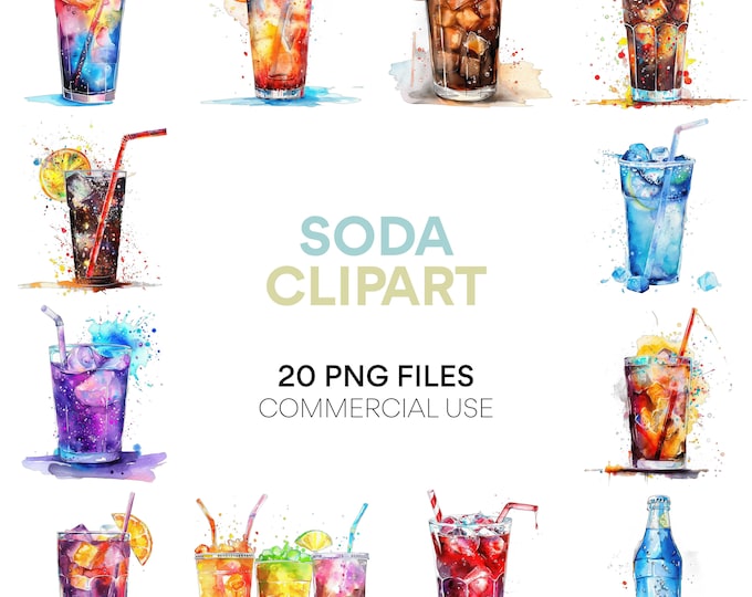 Soda Clipart, Soda Pop Clip Art, Soft Drink, Beverage, Drinks, Soda Cup ...