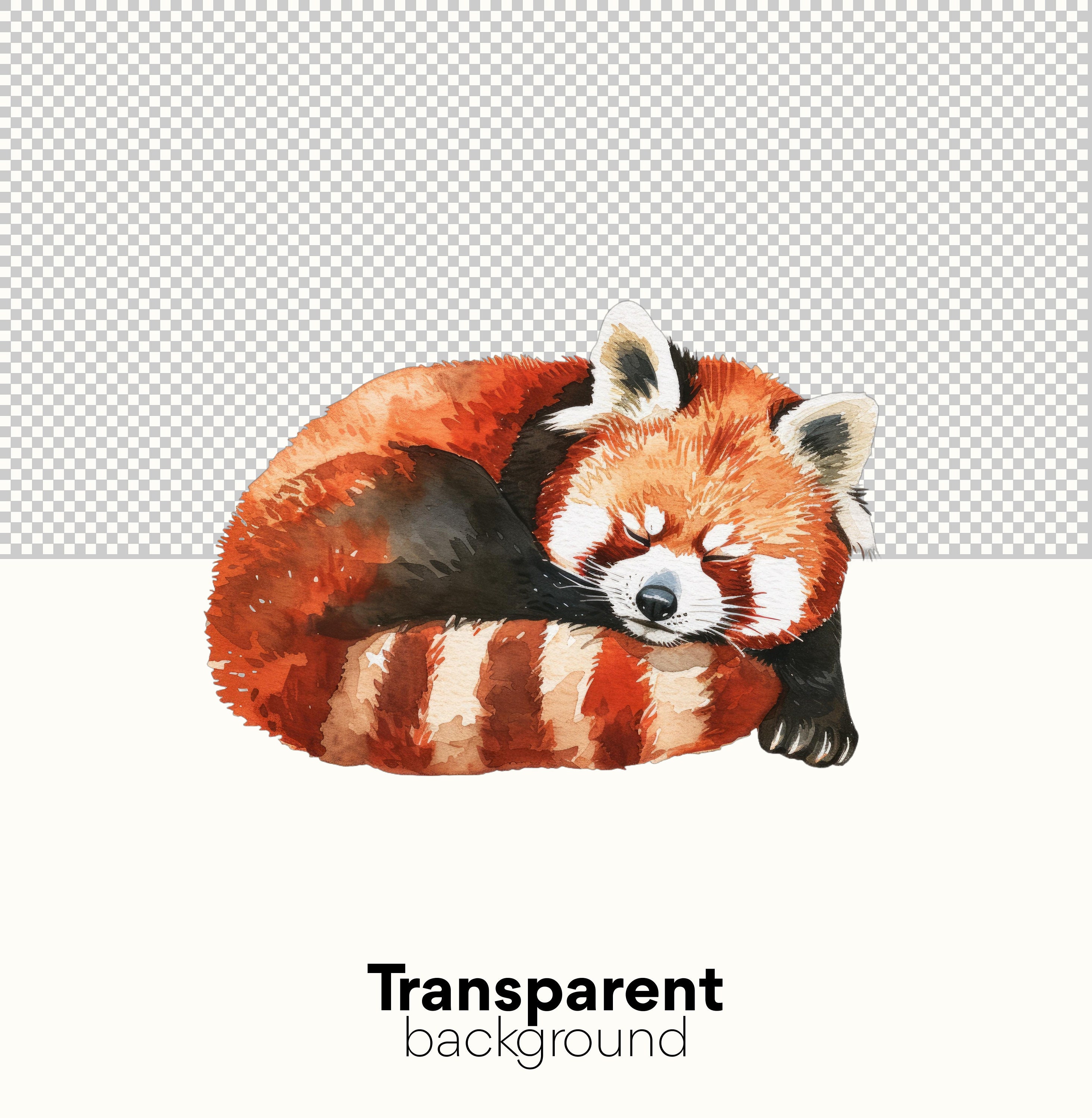 Red Panda Clip Art: Cute Animal Clipart Bundle for Digital Crafting ...