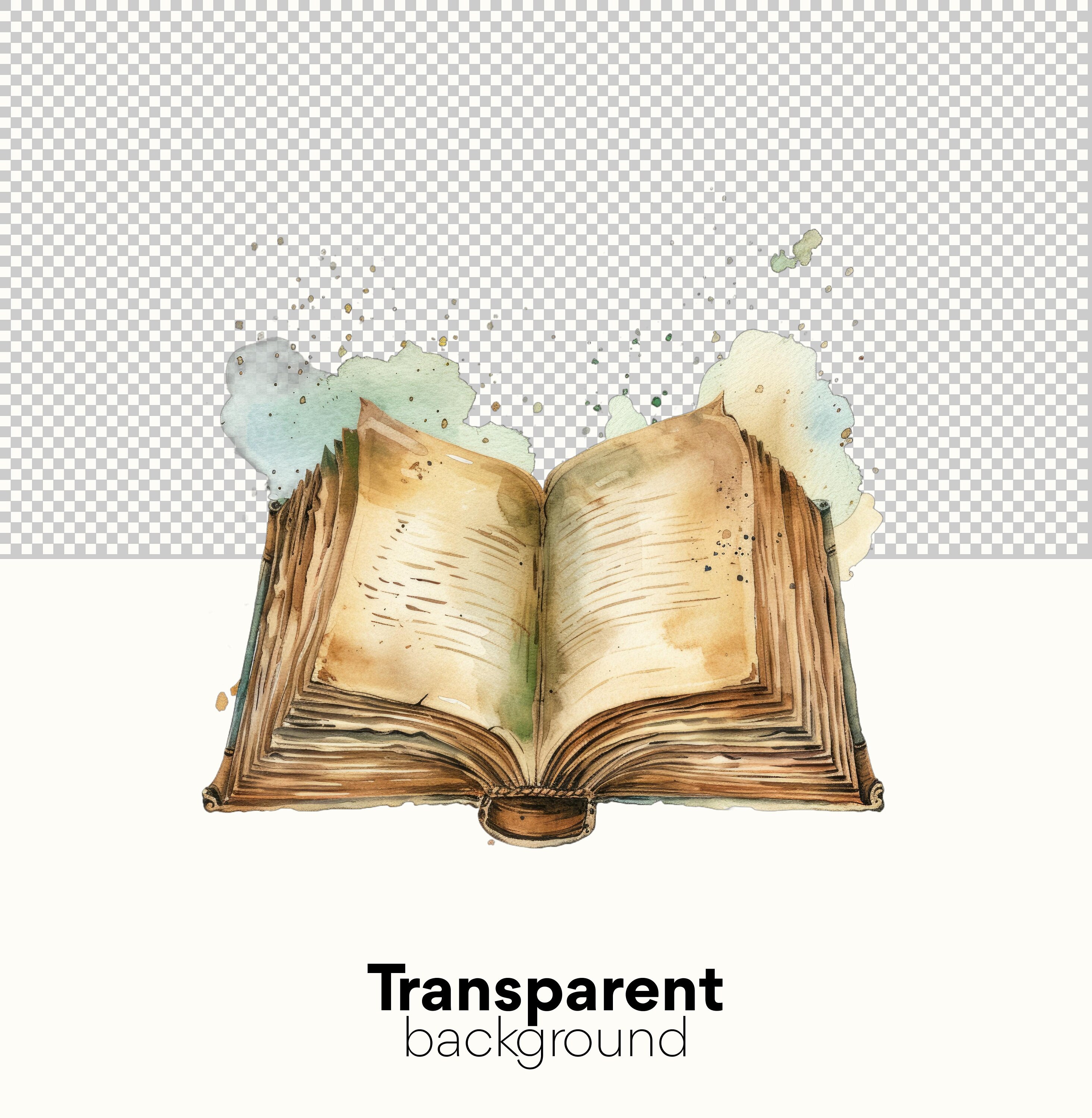 Open Book Clipart Magic: Fairytale, School, Library & Fantasy Book ...