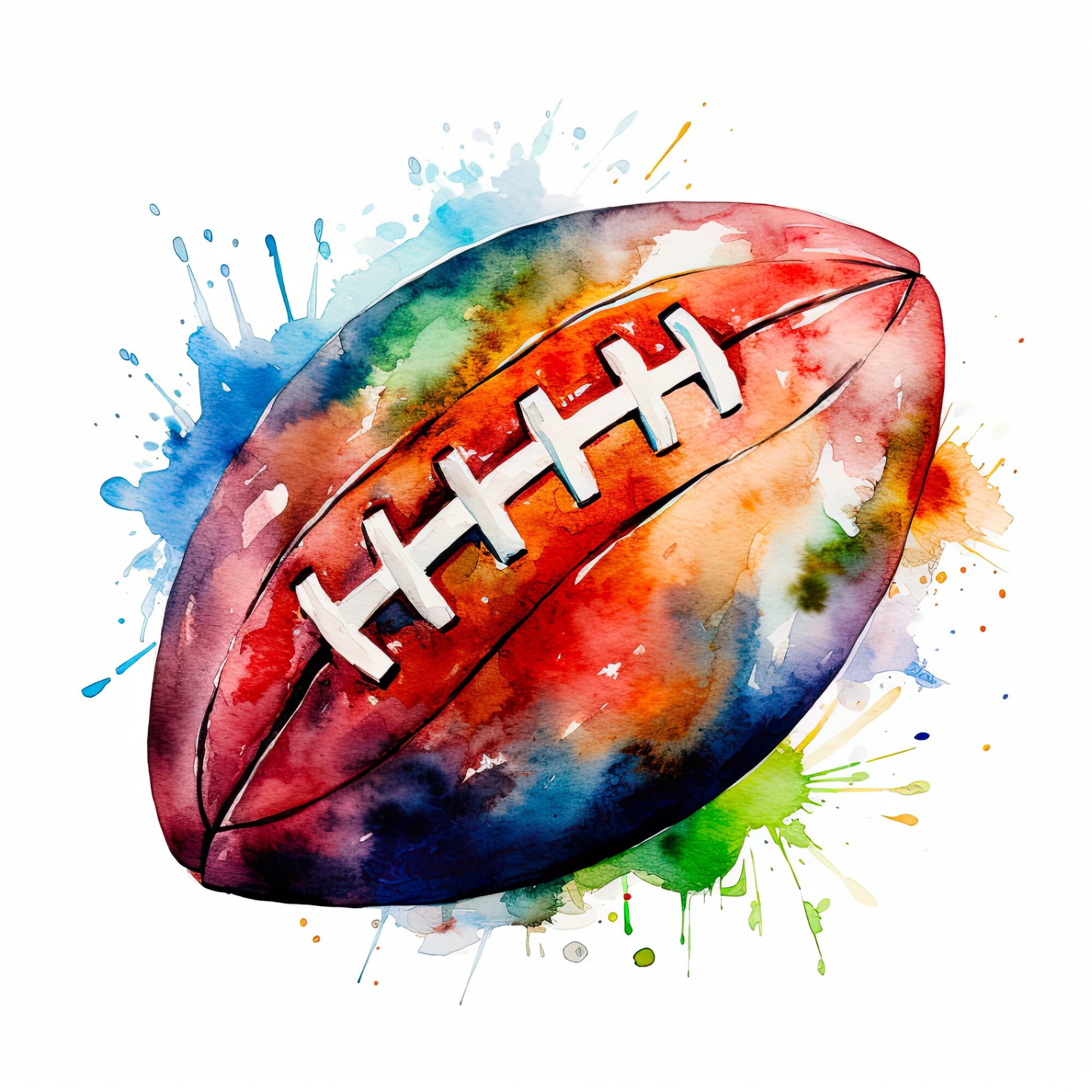 Football Clipart: Sports Digital Download Soccer, American Football ...