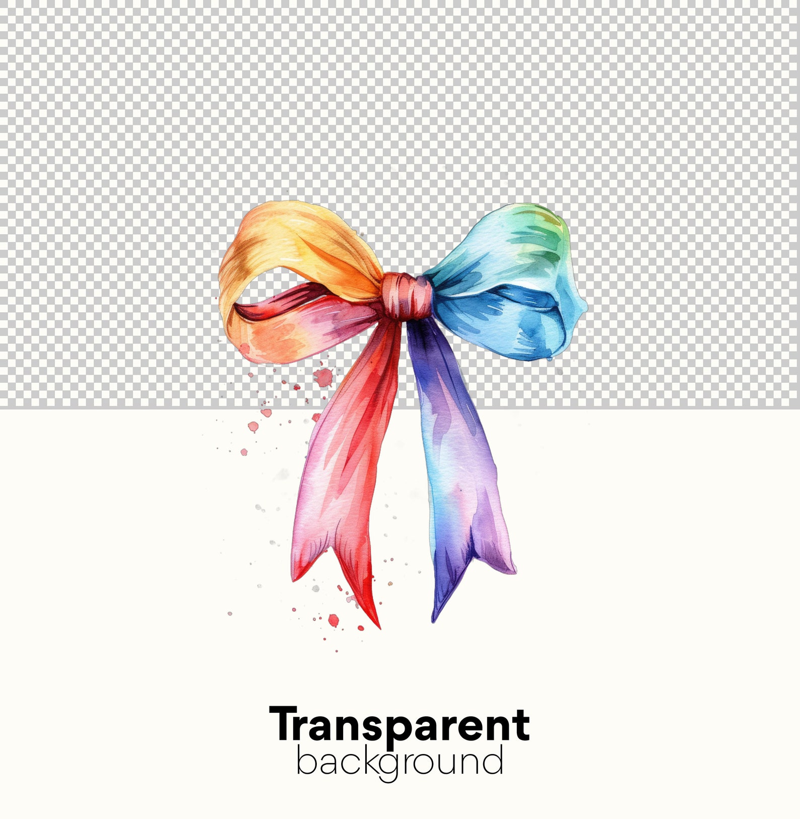 Ribbon Clipart Digital Ribbon Overlays, Celebration and Party Clipart ...