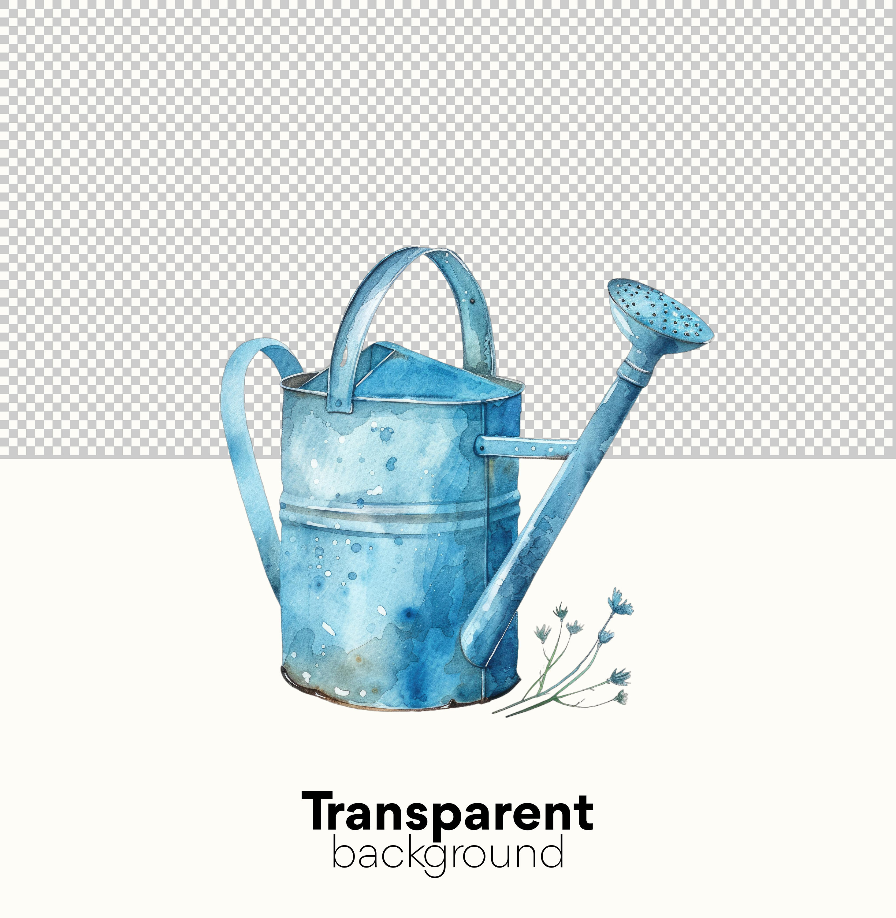 Watering Can Clipart Bundle: Garden and Spring Floral Digital Clipart ...