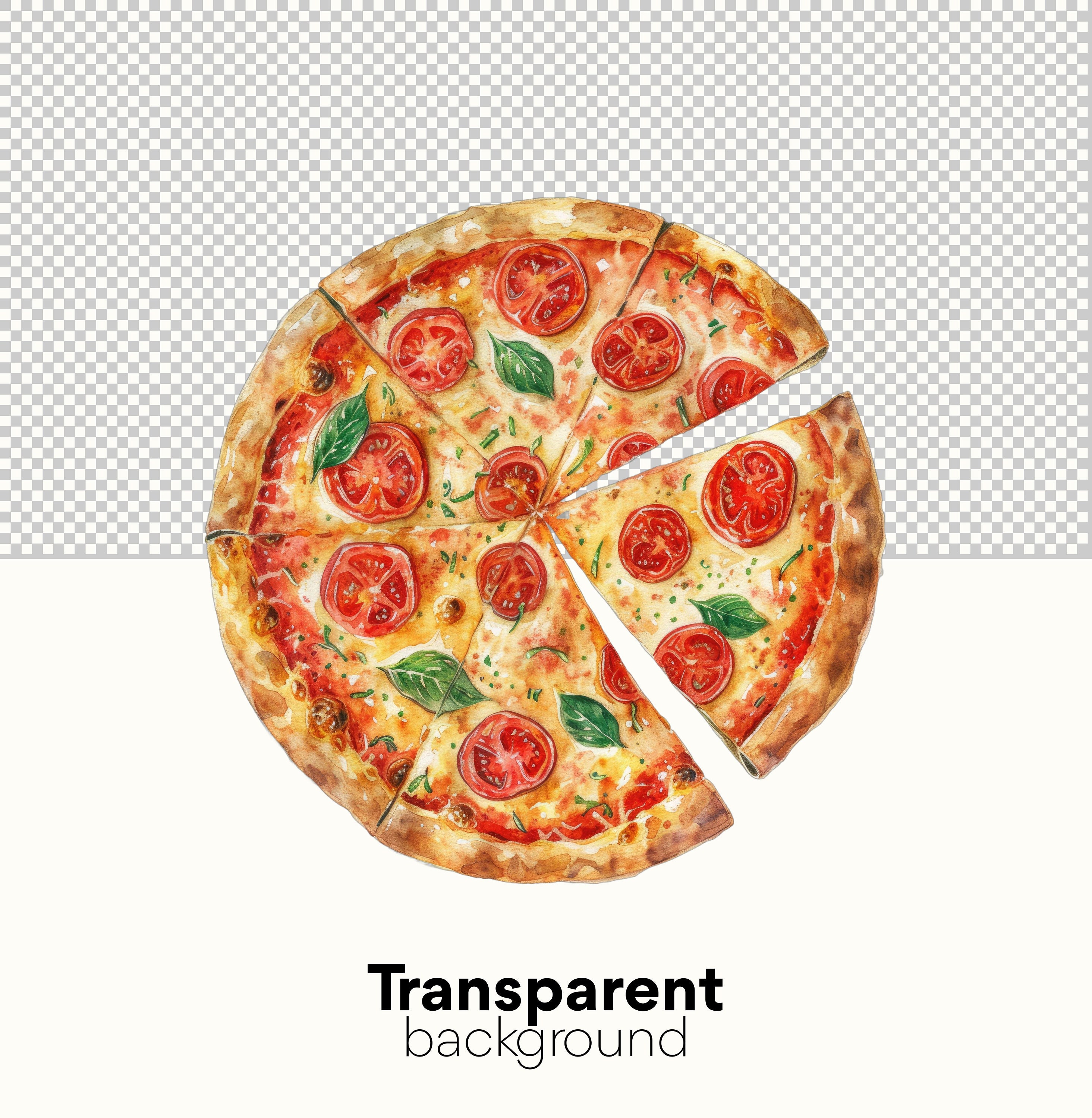 Pizza Clip Art Bundle - Watercolor Pizza, Food & Fast Food Clipart ...