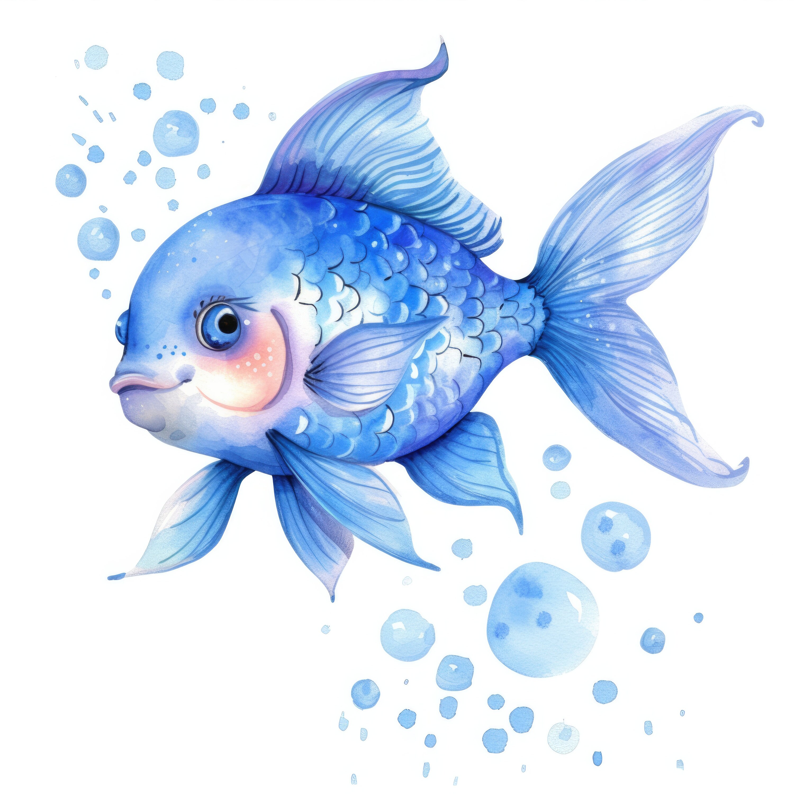 Cartoon Fish Clipart Collection: Goofy, Silly, Happy, Grumpy Fish Funny ...