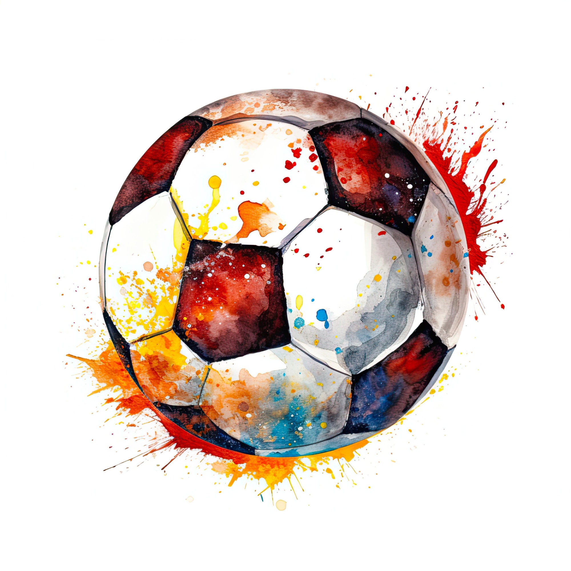 Football Clipart: Sports Digital Download Soccer, American Football ...