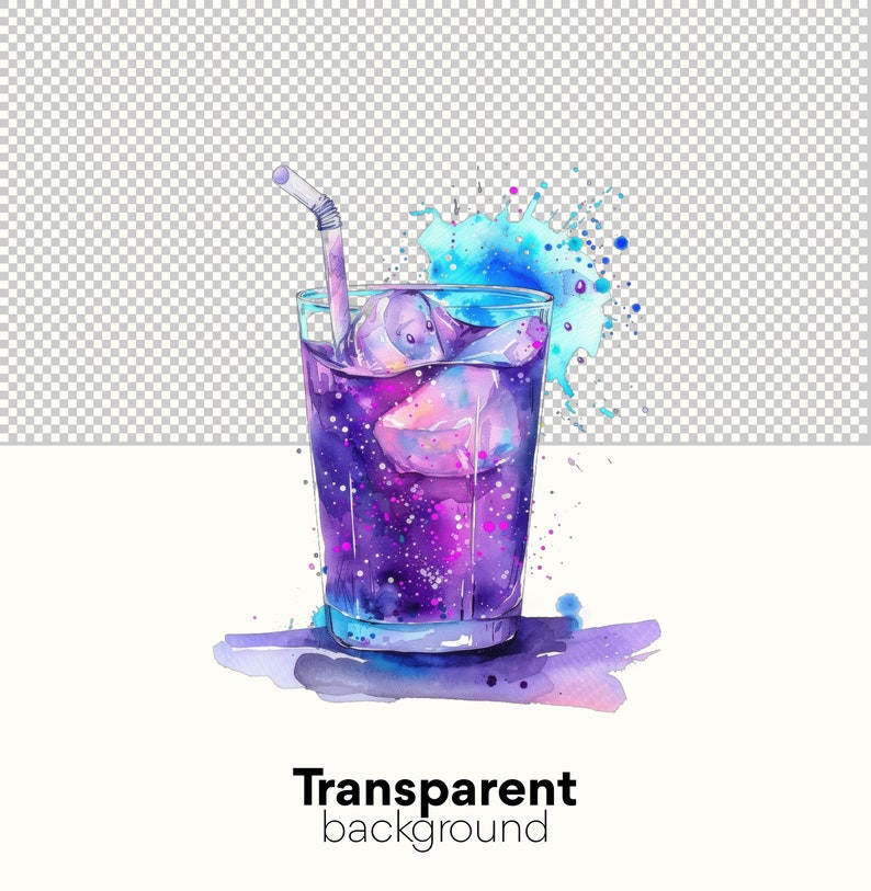 Soda Clipart Bundle: Commercial Use, Beverage Clipart, Summer Drinks ...