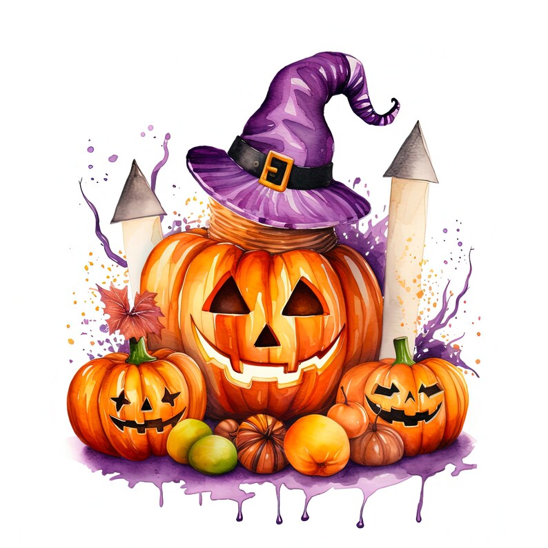 Trick or Treat Clipart: Cute Halloween Graphics, Ghost, Costume, Creepy ...