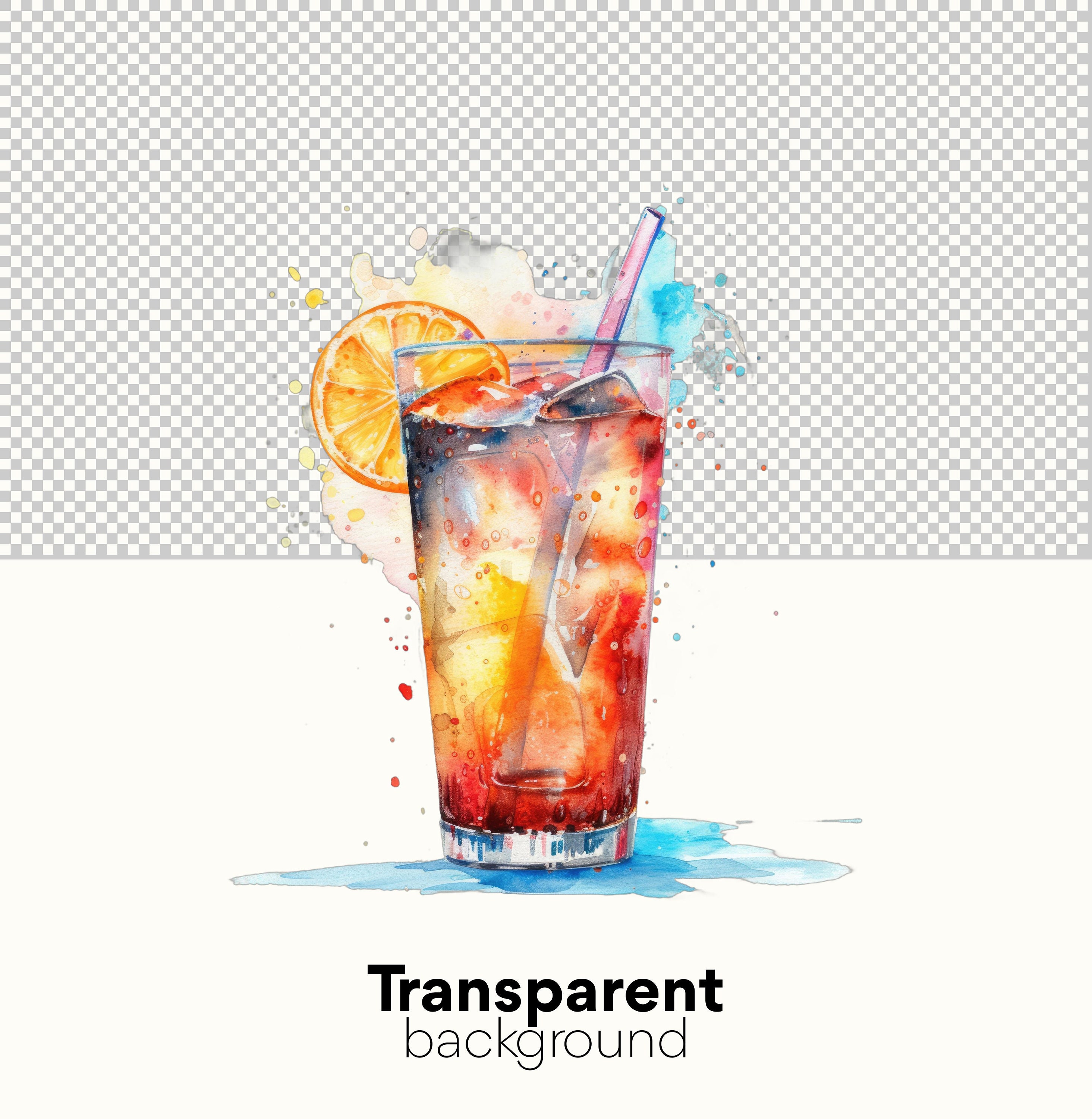 Soda Clipart Bundle: Commercial Use, Beverage Clipart, Summer Drinks ...