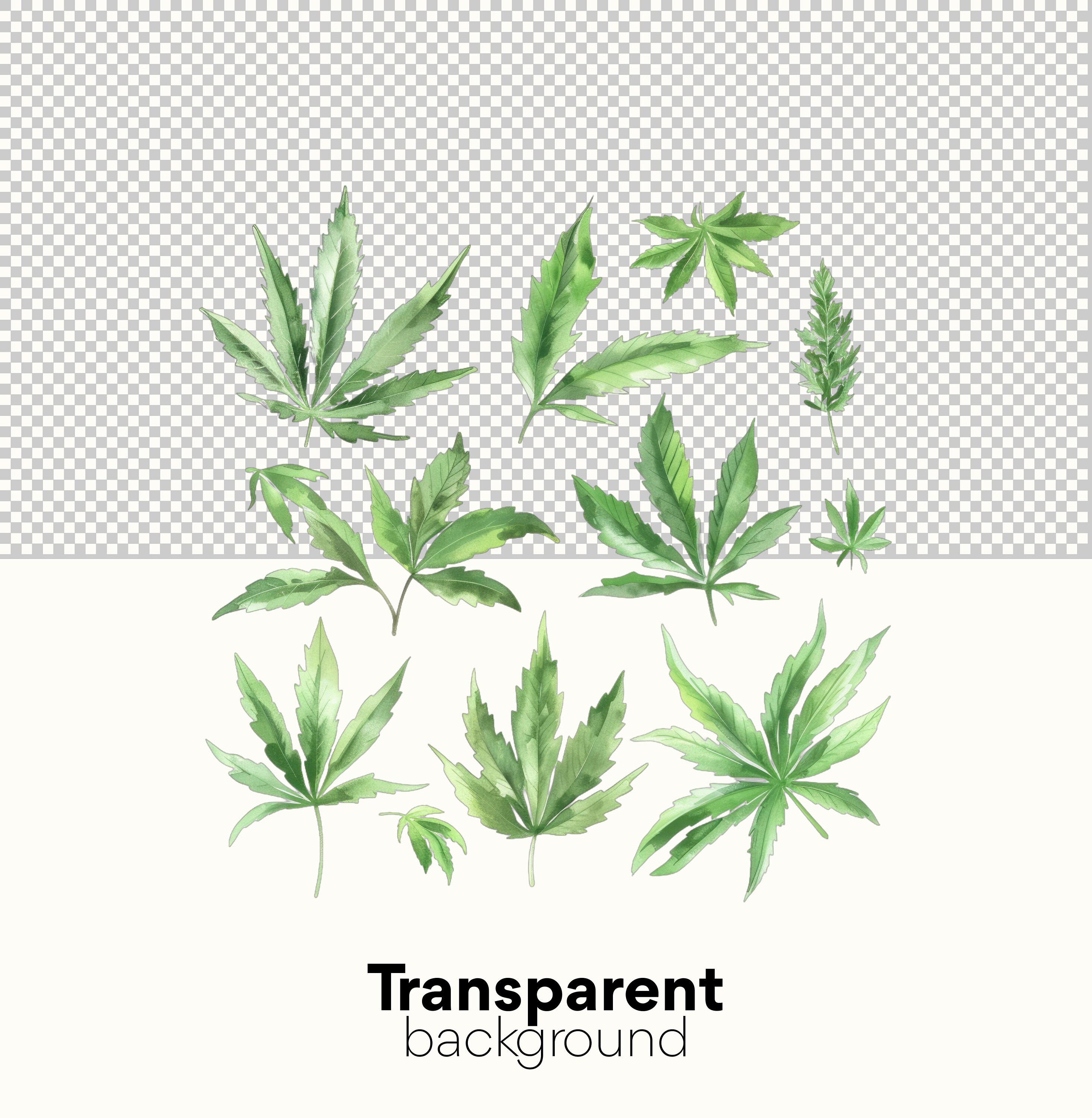 Weed Clip Art Bundle: Marijuana Clipart, Digital Designs & Cut Files ...