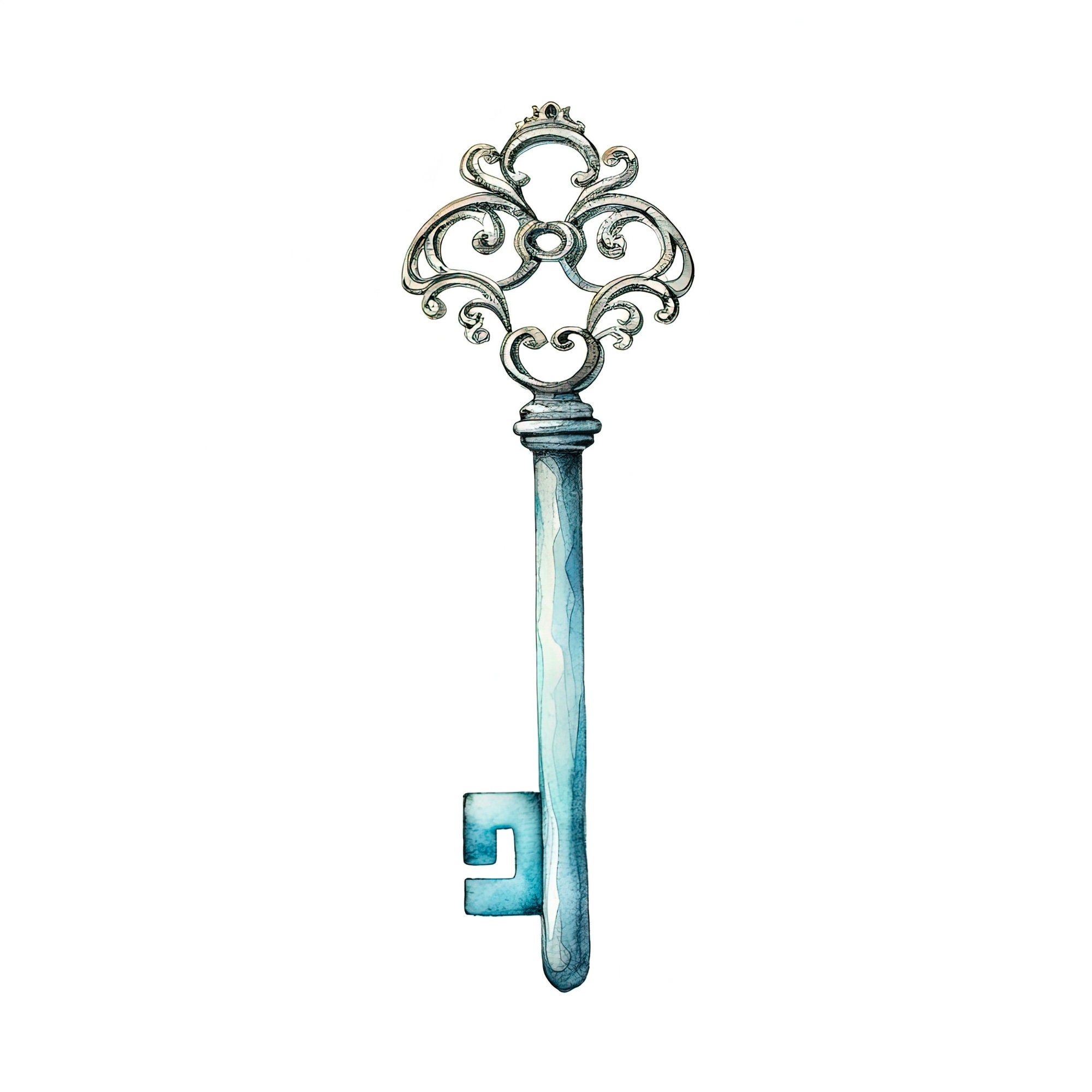 Skeleton Key Clipart - Antique Keys Digital Download, Commercial Use ...