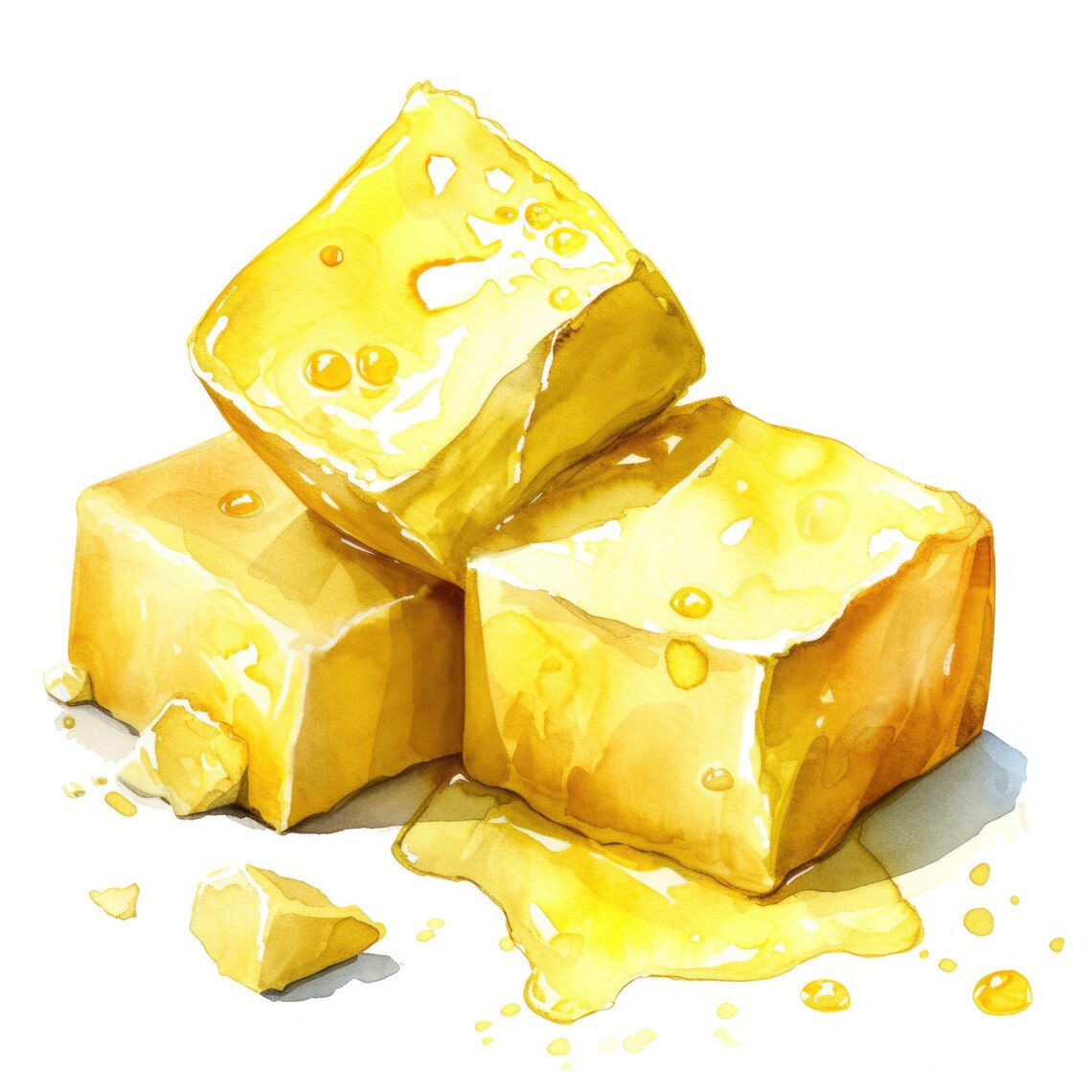 Butter Clipart, Watercolor Clipart, Peanut Butter, Butter Clip Art ...