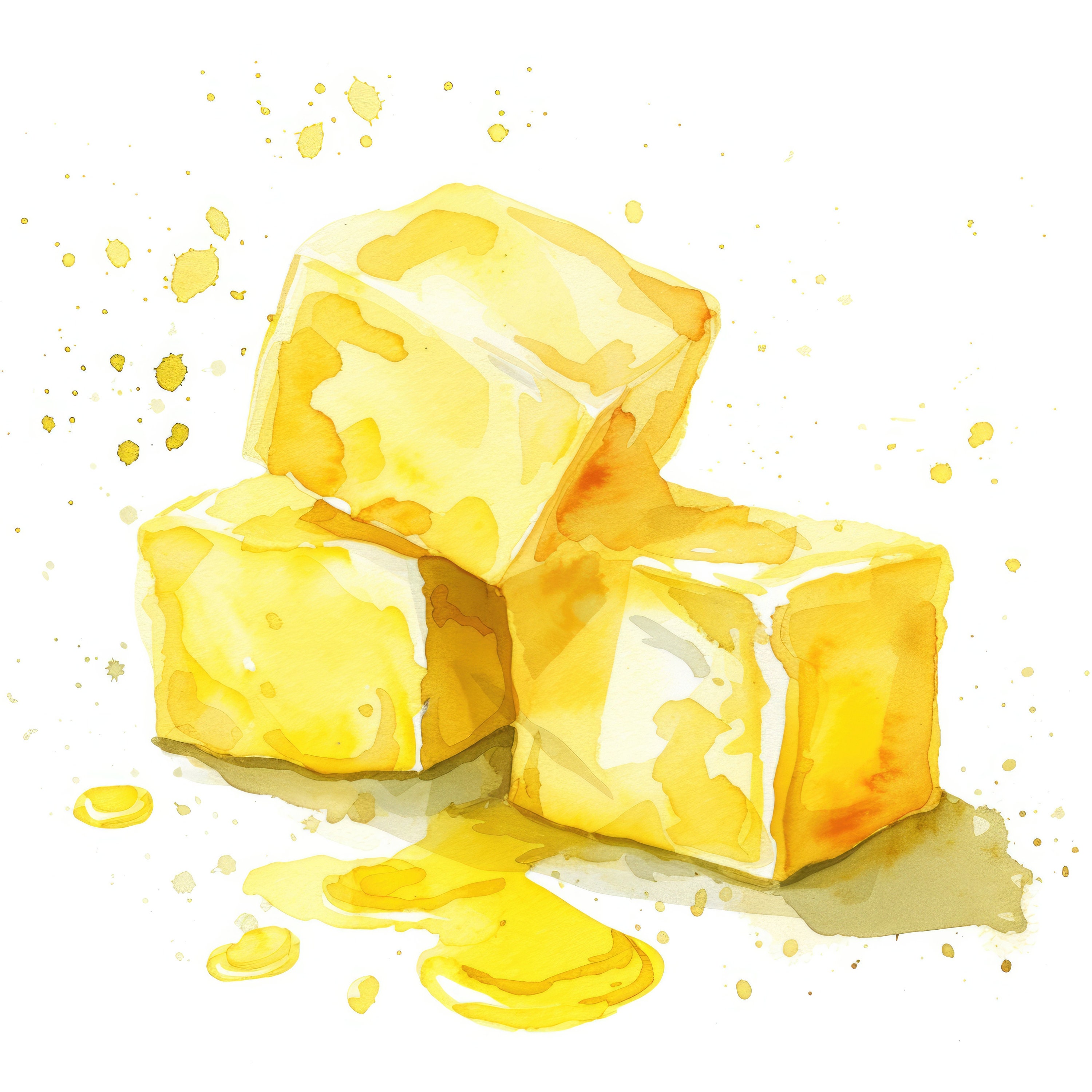 Butter Clipart, Watercolor Clipart, Peanut Butter, Butter Clip Art ...