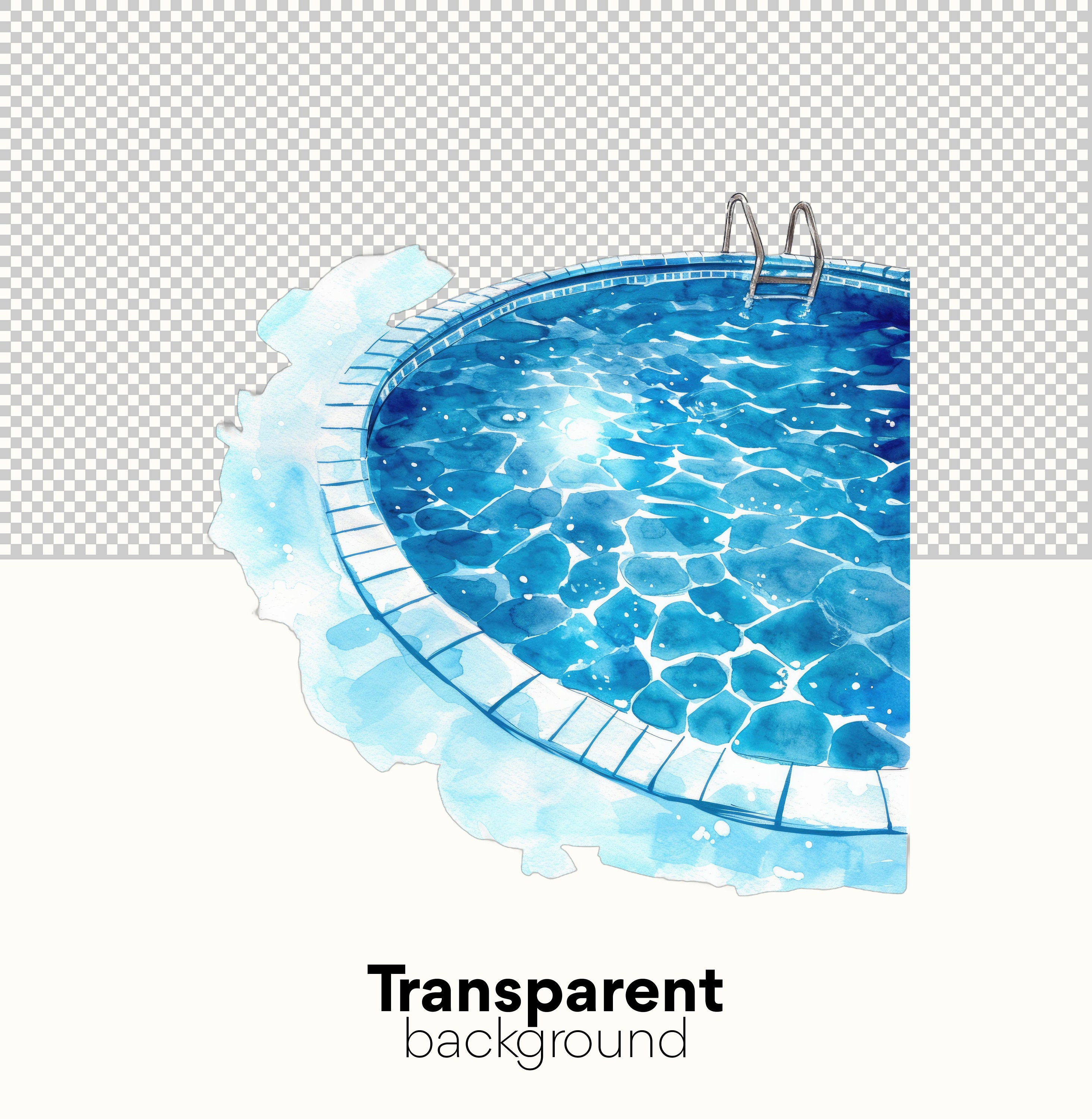 Pool Clipart | 27 High-quality Pngs - Watercolor, Digital Planners ...