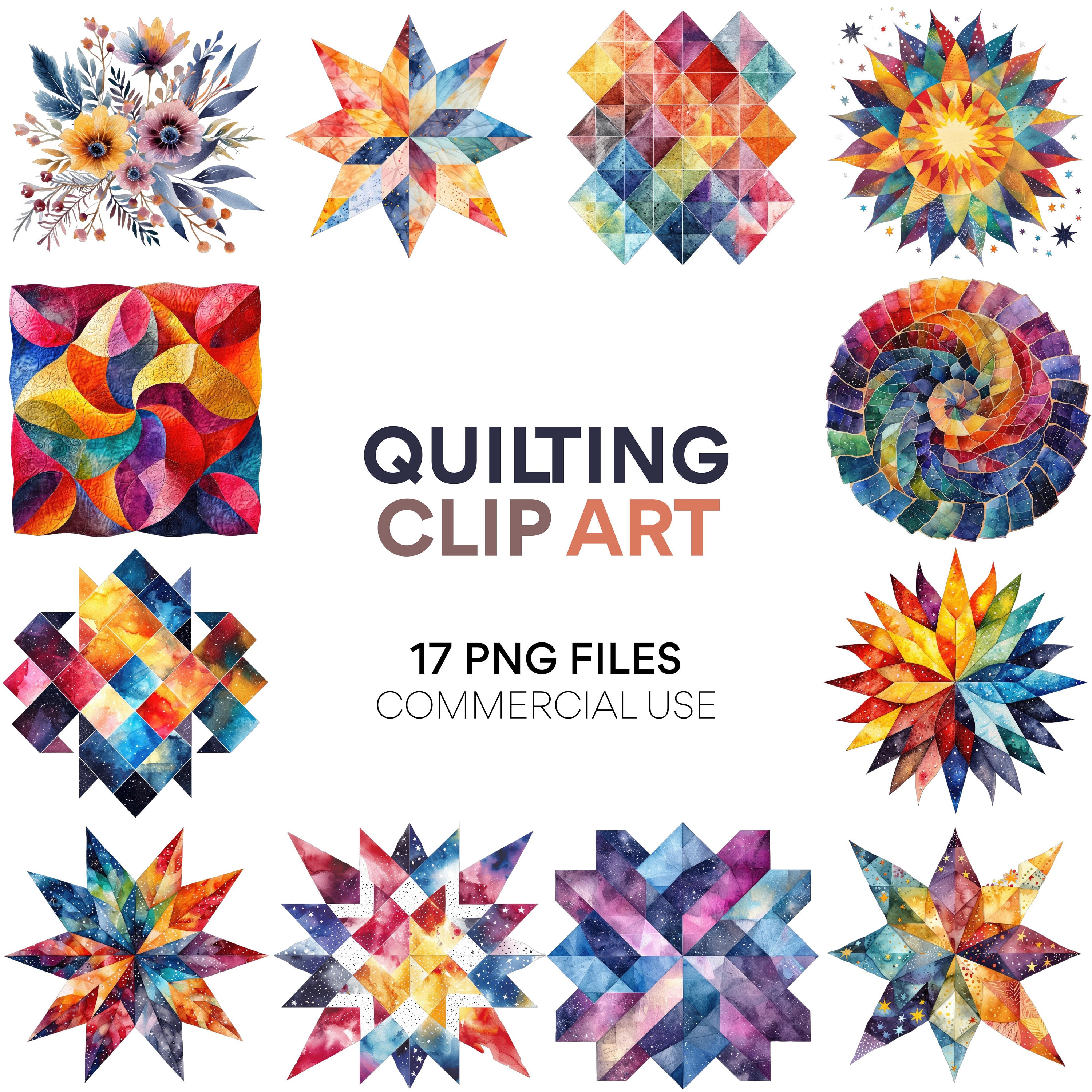 Quilting Clipart Images Quilt Clip Art Etsy