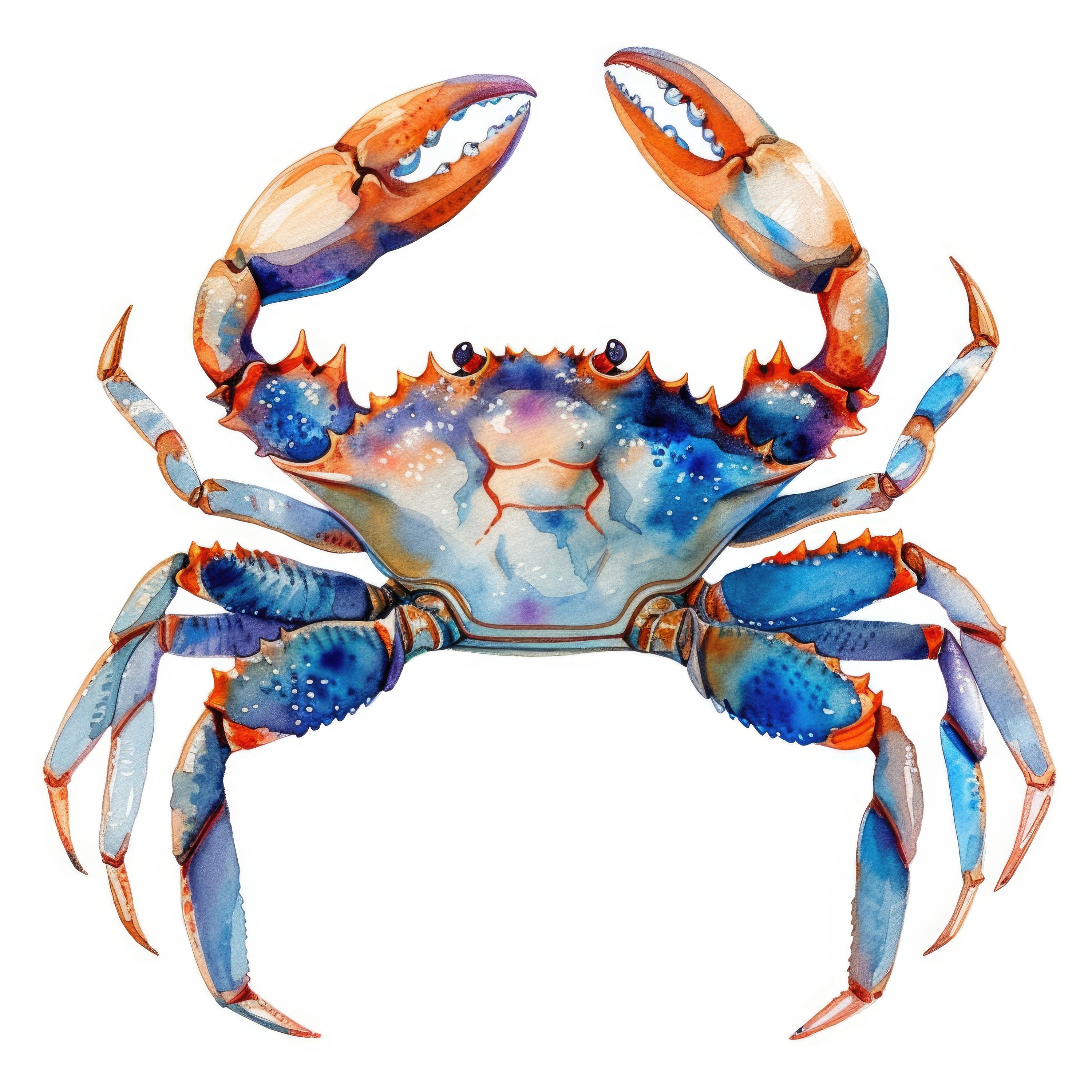 Crab Clipart Digital Download - Commercial Use Sublimation Designs ...