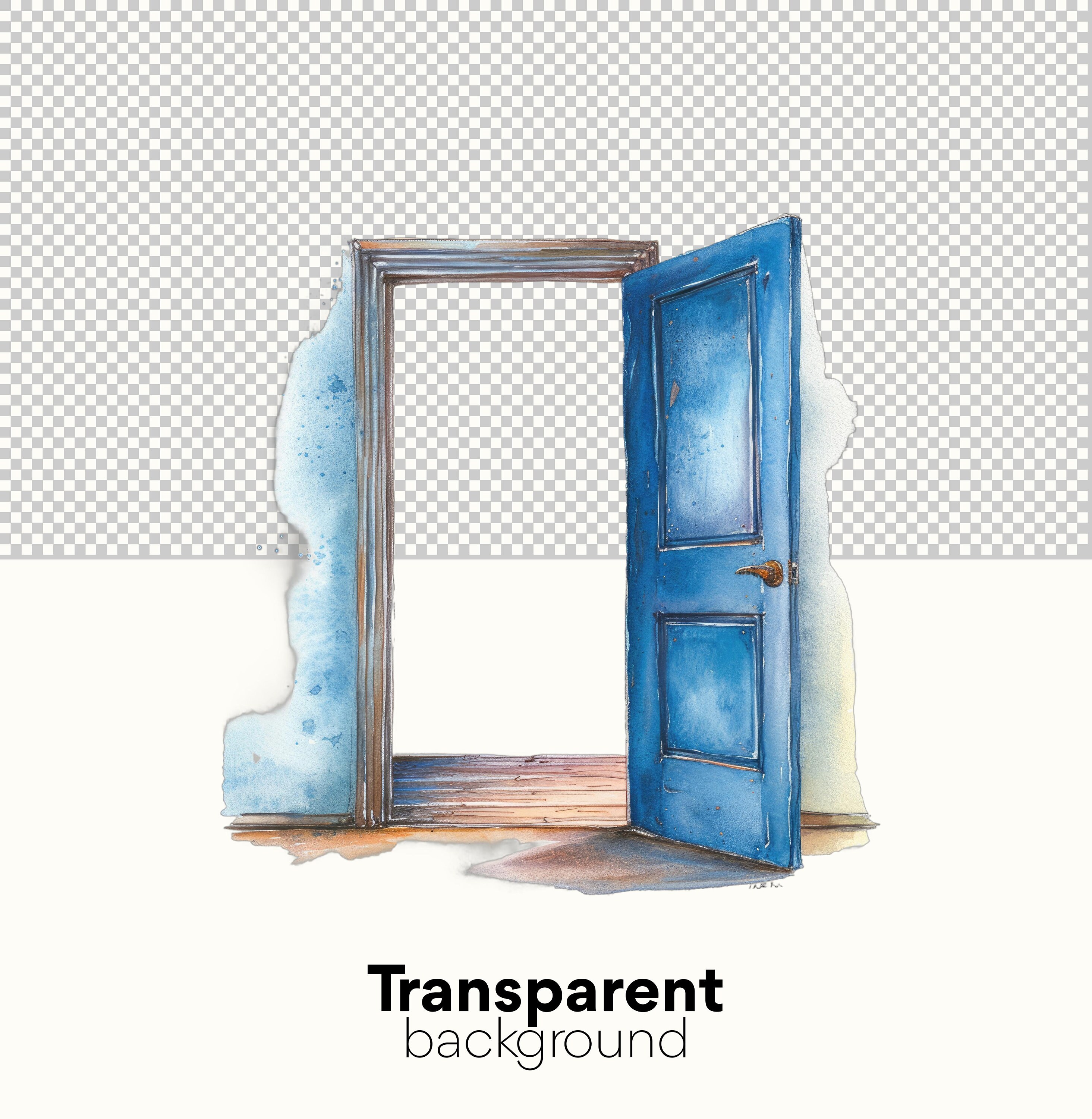 Open Door Clipart | 21 High-quality Pngs - Watercolor, Digital Planners ...