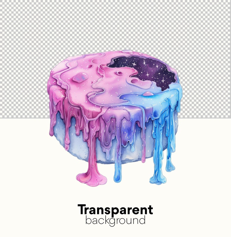 Slime Clipart for Slime Party: Scrapbook Kit With Glitter Slime Clip ...